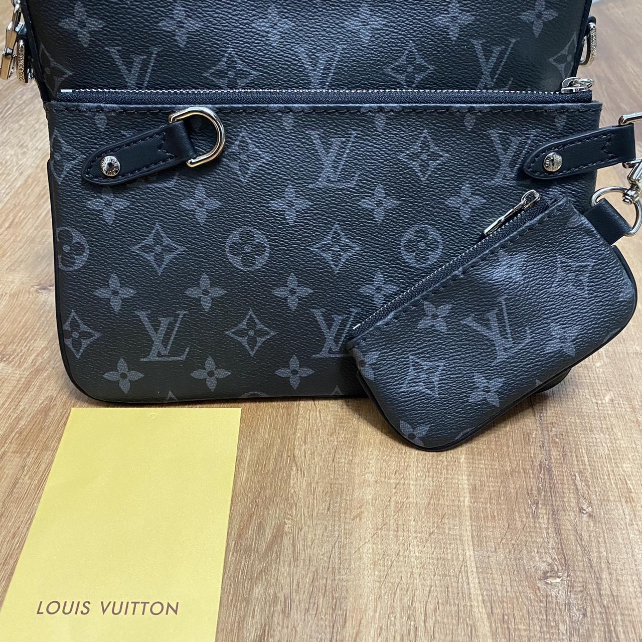 Loui Trio Messenger bag worn very few times lost... - Depop