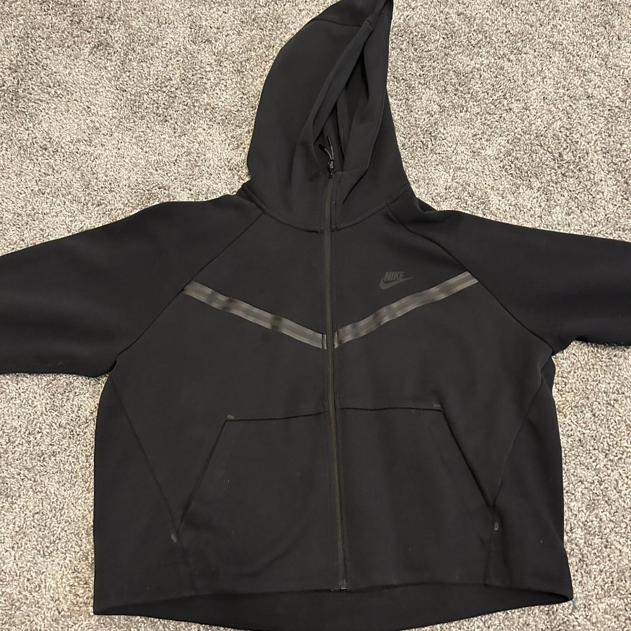 Nike Tech Jacket Crop Fit - Depop