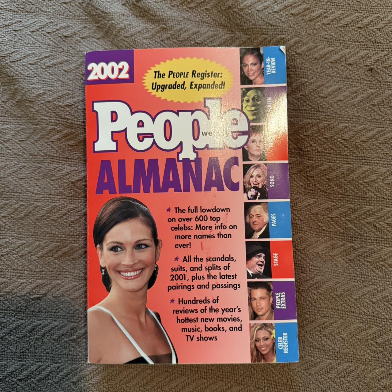 2002 People Magazine Celebrity Source Book -... | Depop