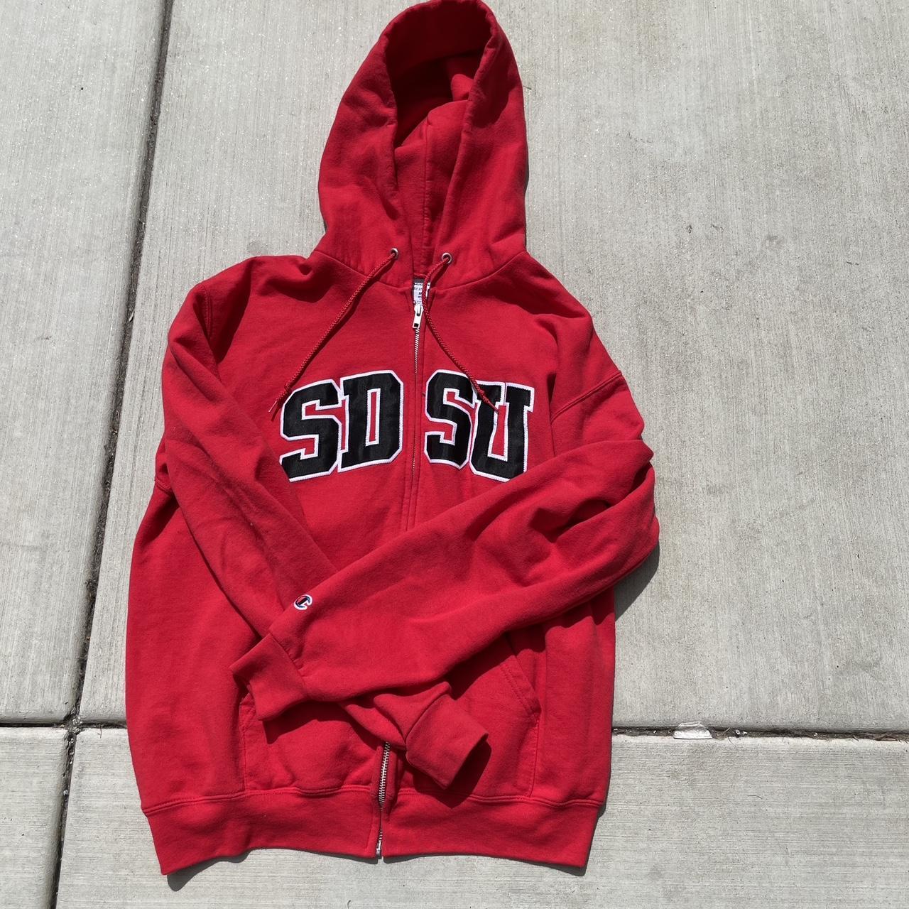 SDSU zip up jacket size medium #SDSU #zip up... - Depop