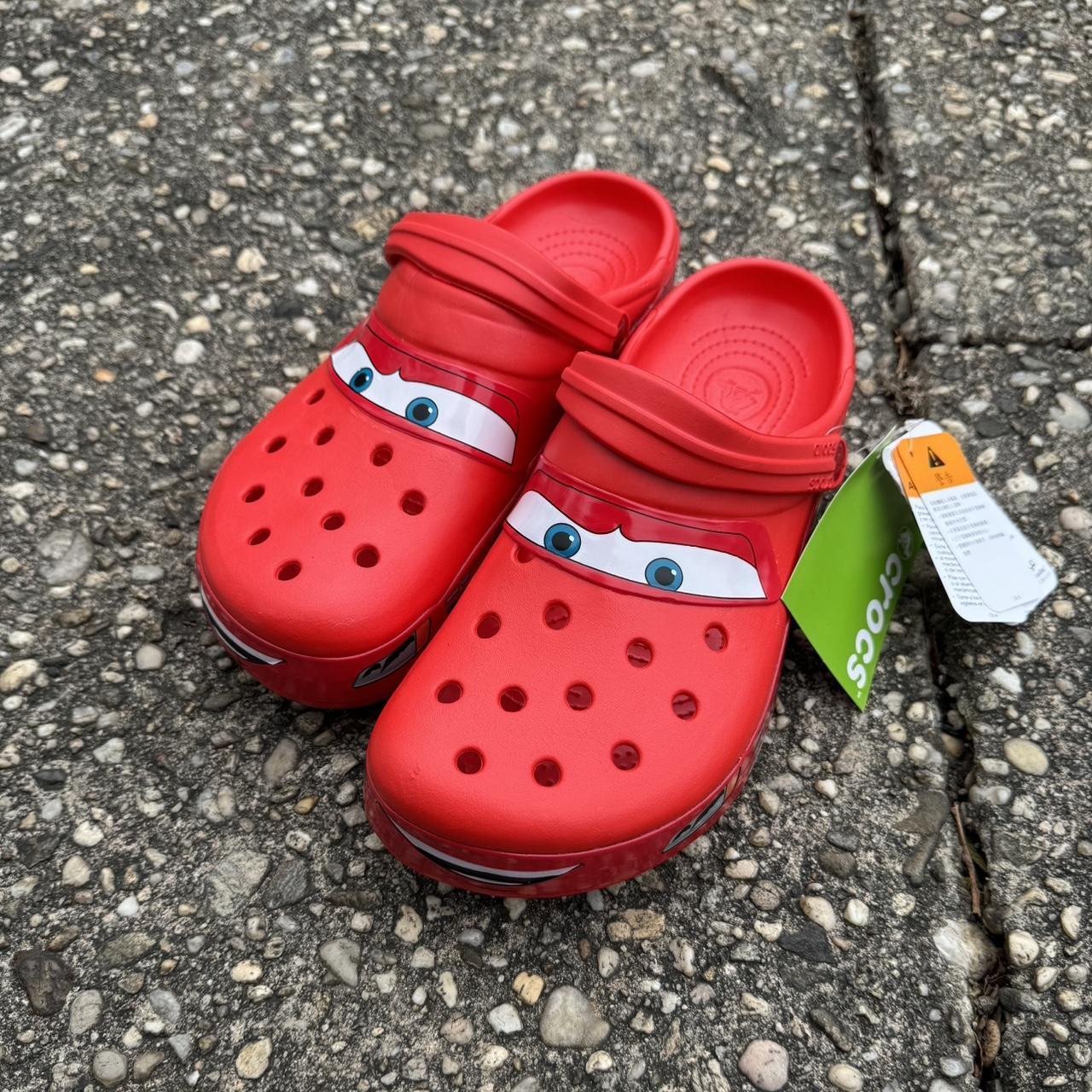 Lightning McQueen Crocs Brand new with tags M8/W10 - Depop