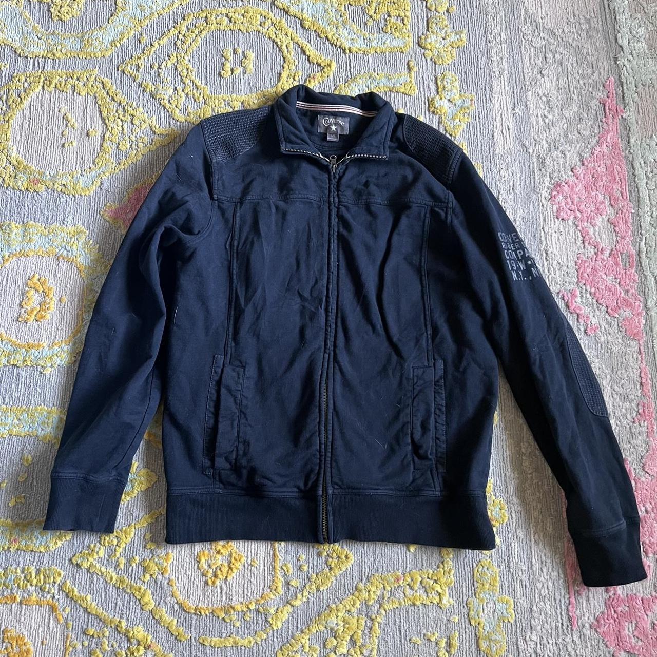 Mens Vintage Converse Jacket - Depop