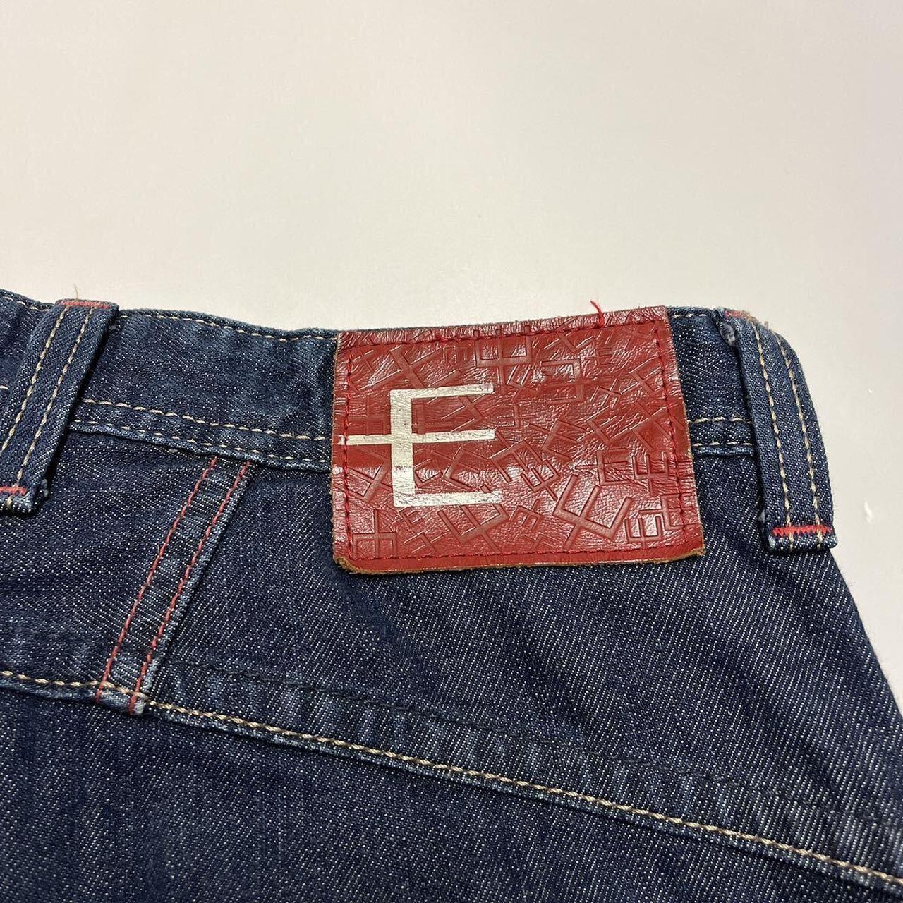 EDWIN EG5095 E-FUNCTION Cropped Baggy Jeans Denim... - Depop
