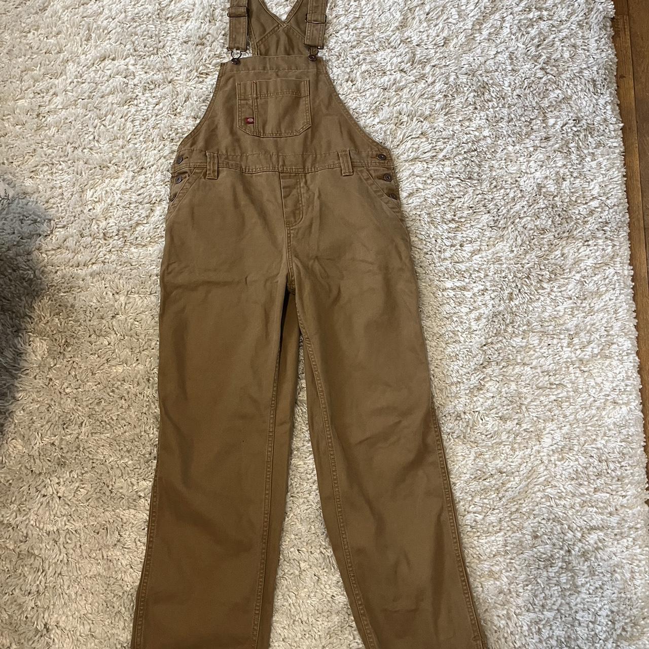 dickies overalls (fits a size small, i’m 5’4-5’5 and... - Depop
