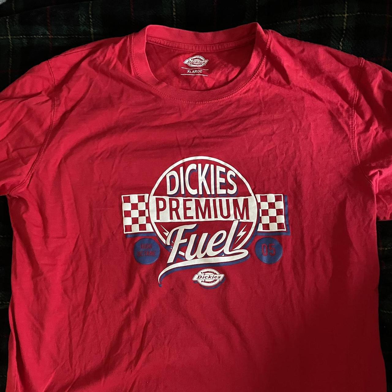 Dickies red t-shirt XL. Worn once - Depop