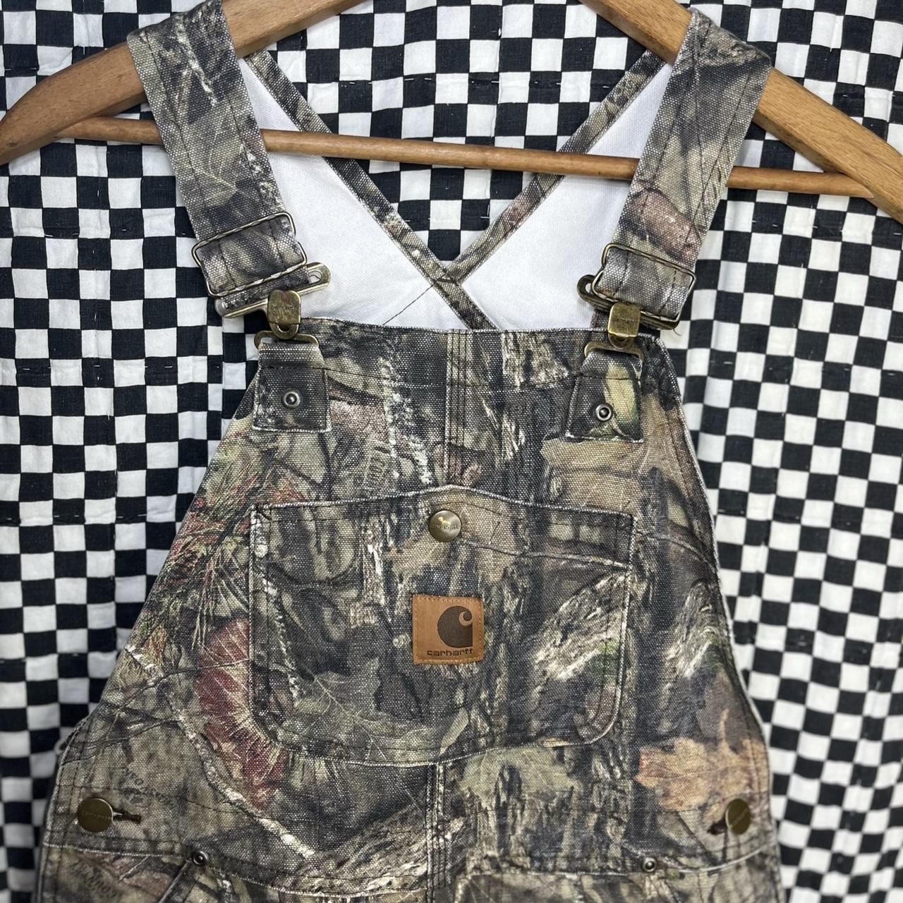 Vintage Carhartt/Mossy Oak Camo Overalls. Sick pair... - Depop