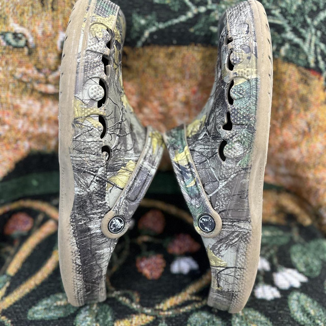 Authentic Real Tree Crocs Size 11 good physical... - Depop