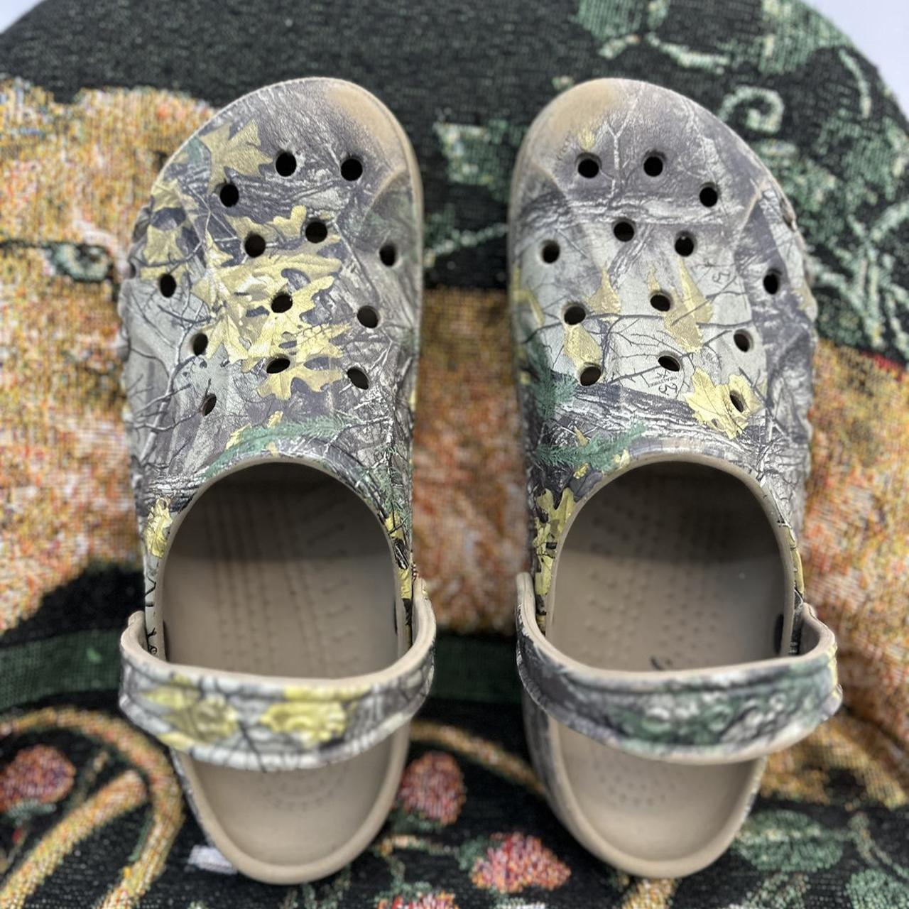 Authentic Real Tree Crocs Size 11 good physical... - Depop