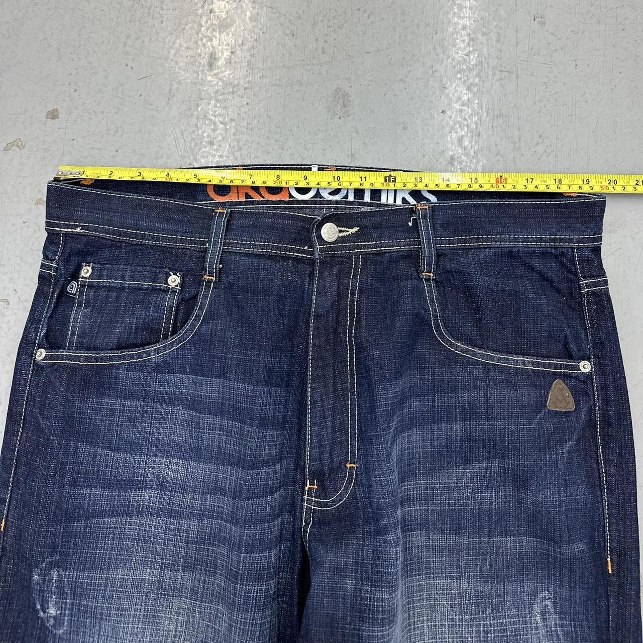 Akademiks Embroidered Baggy Jeans Super nice pair... - Depop