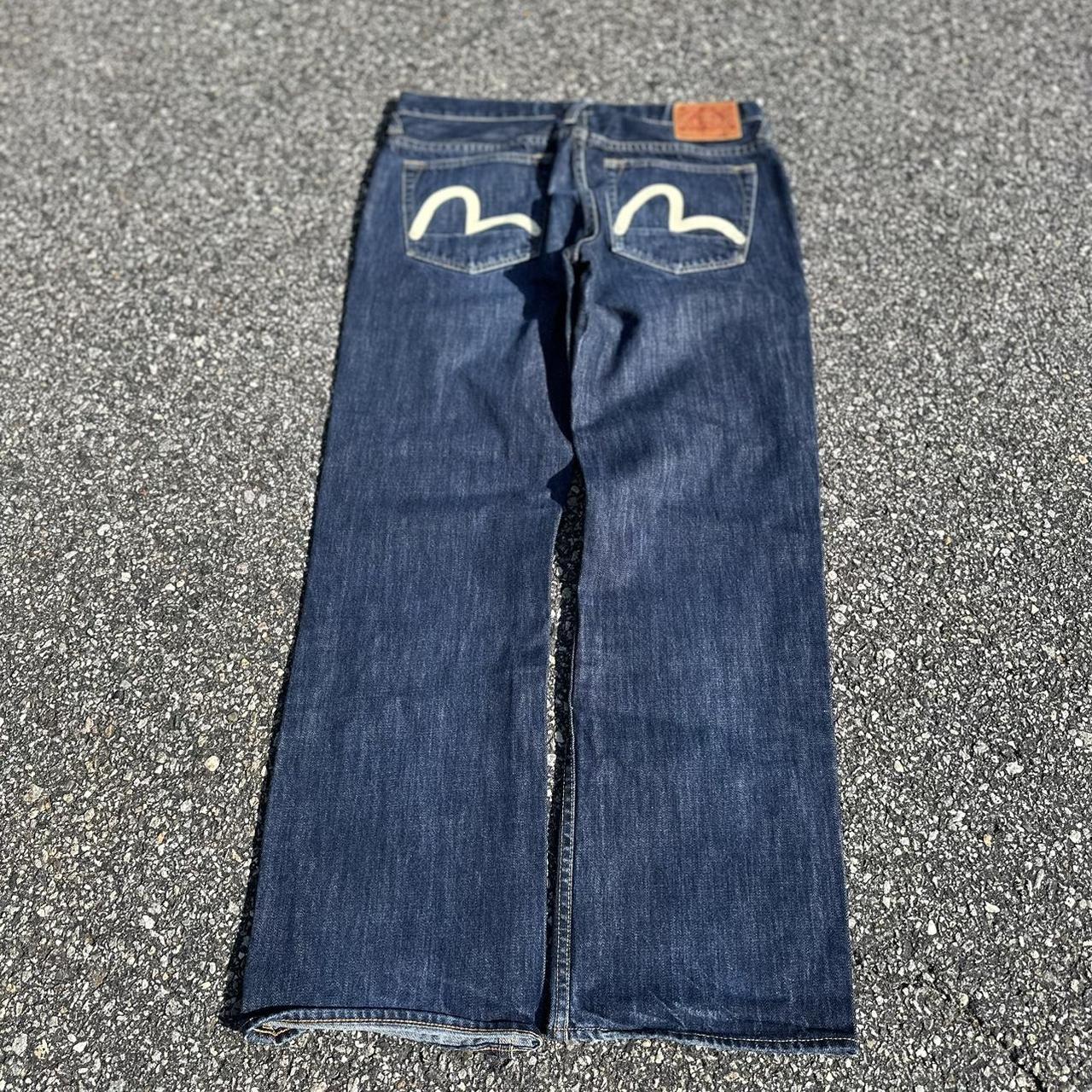 Y2K Evisu Genes baggy fit Clean pair of Evisu... - Depop