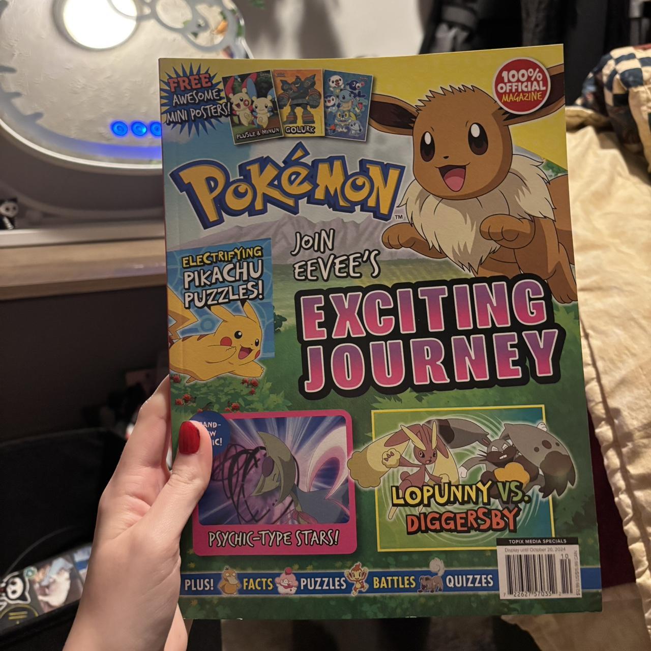 Pokémon magazine with three free posters ⚠️DEPOP... - Depop