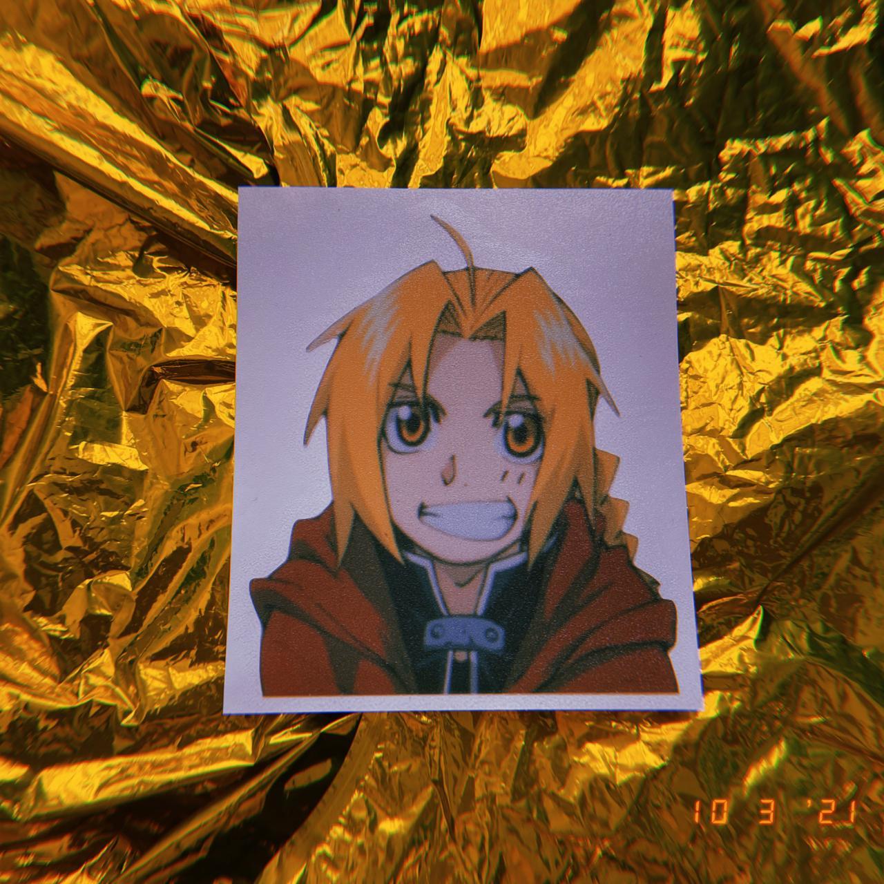 Fullmetal Alchemist Gloss Edward Sticker (GLOSS... - Depop