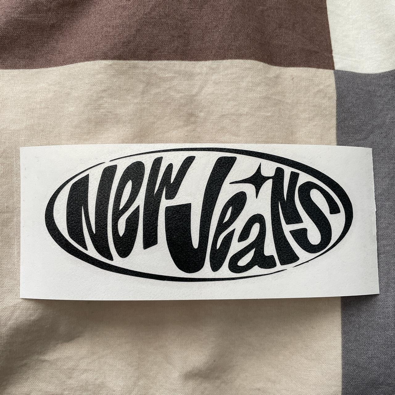 Newjeans Logo Vinyl Sticker (BLACK) Perfect for... - Depop