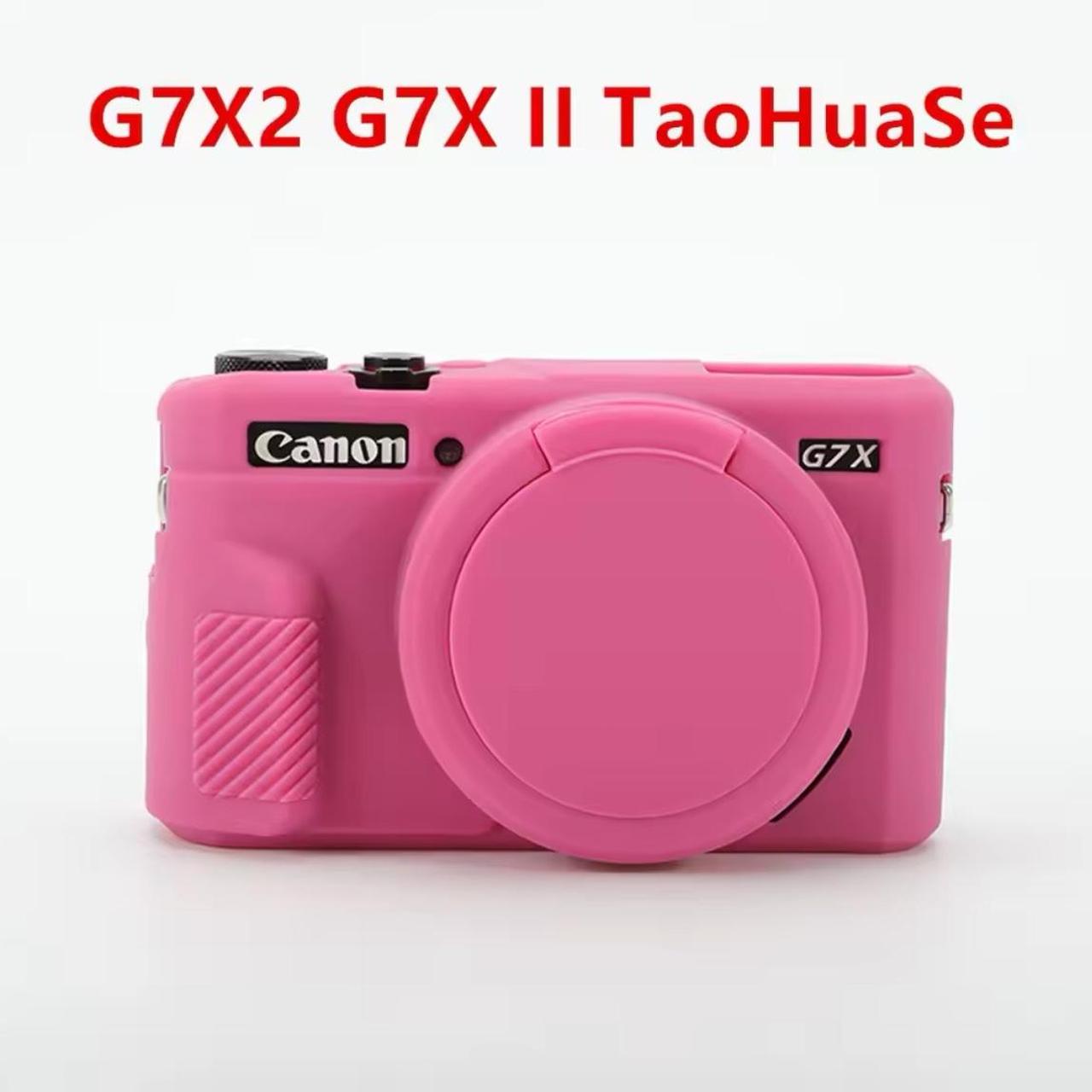 Pink Canon G7X G7X II TaoHuaSe camera case - Depop