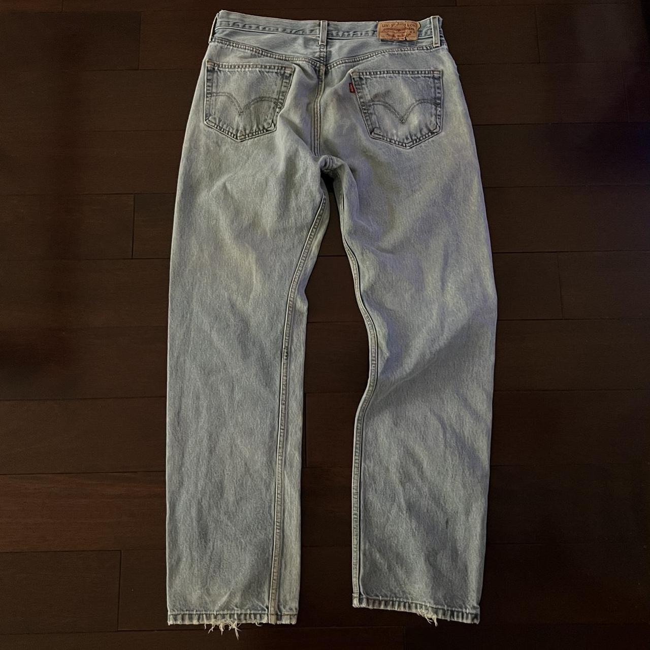 Levi’s Ripped Jeans Size: 36x32 Decently Worn - Depop