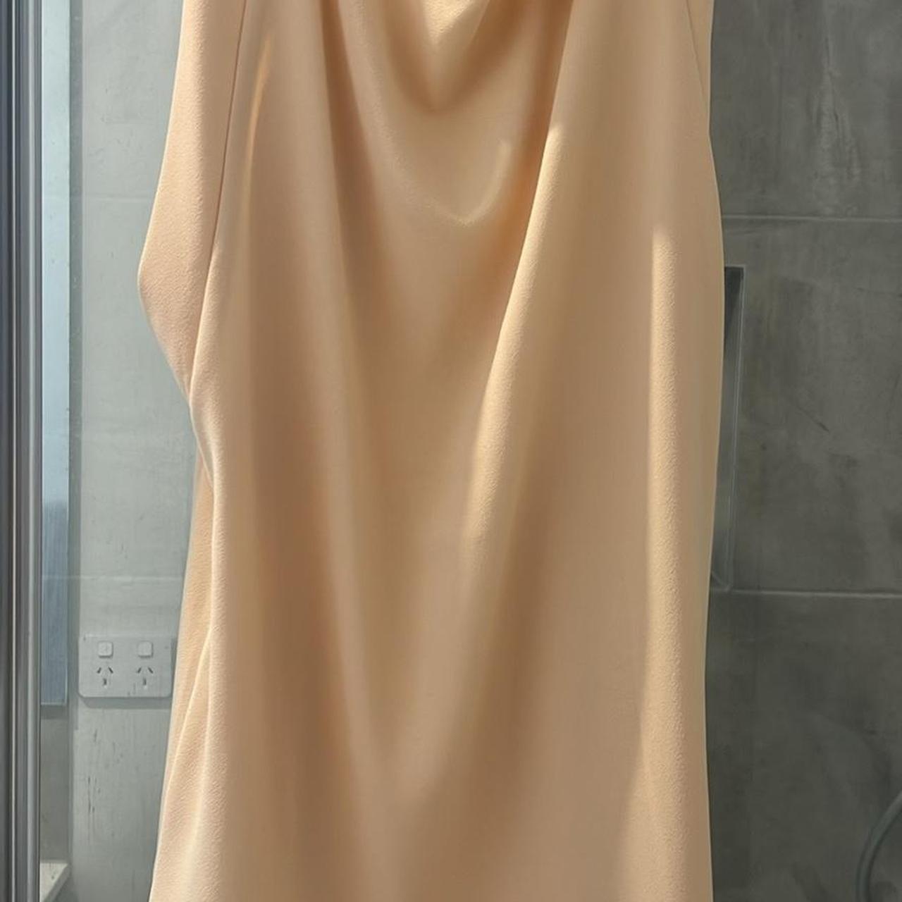 Mini dress peach Cameo label | Depop