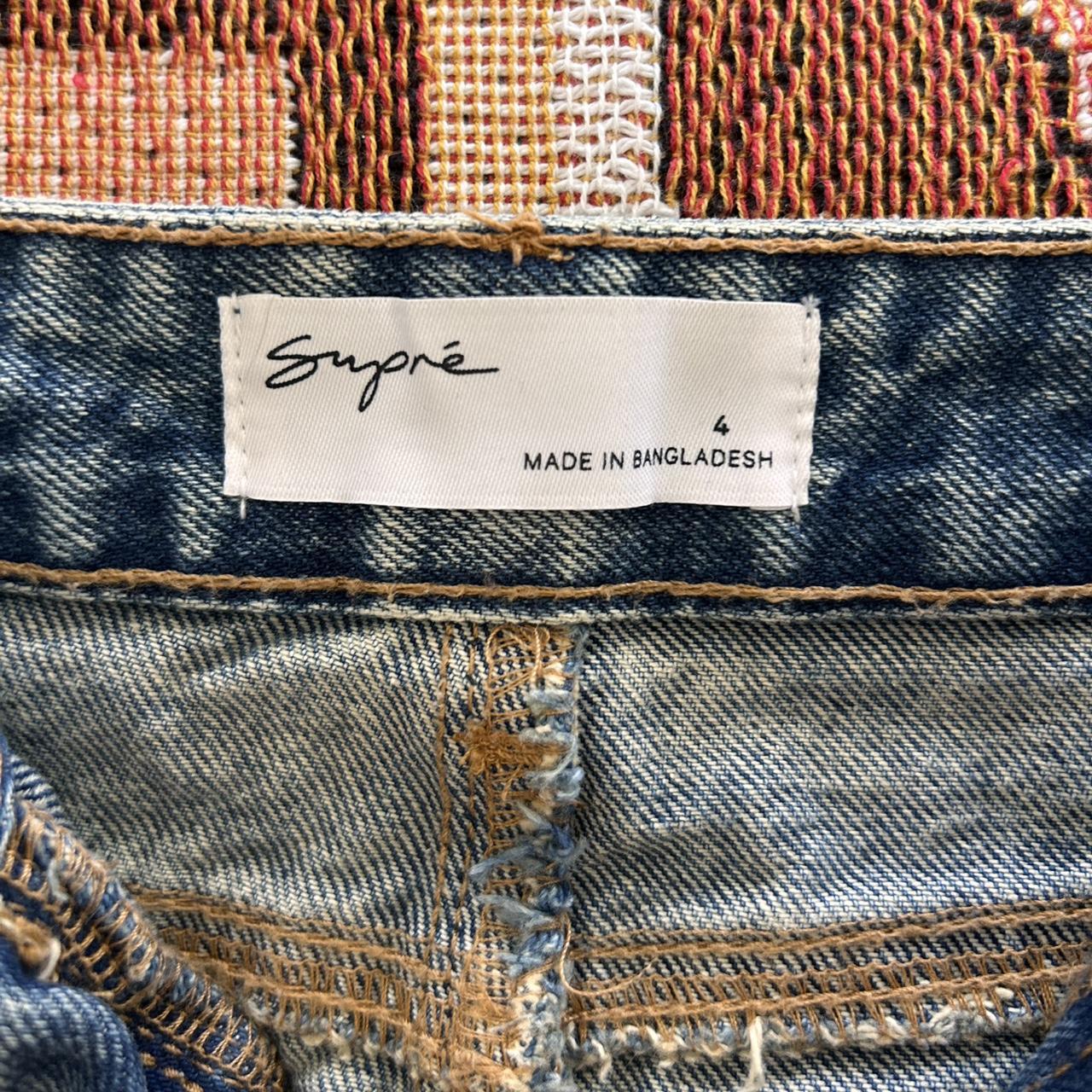 SUPRÉ MID WASH DENIM MAXI SKIRT Please pay via... | Depop