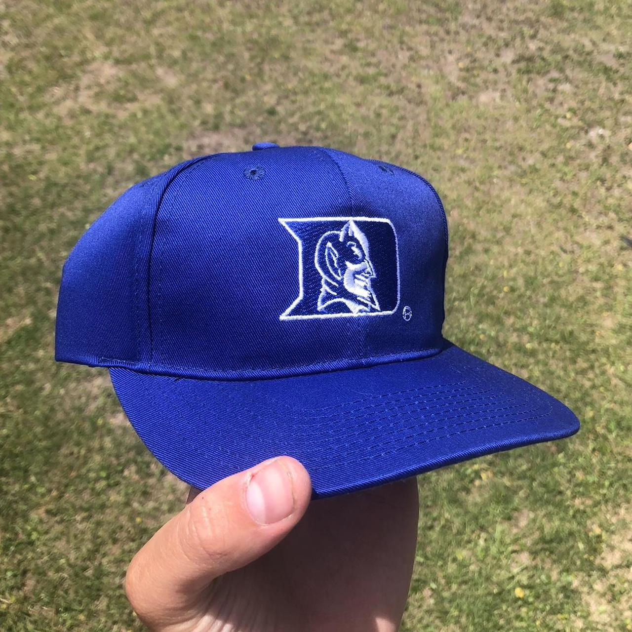 Duke Men's Blue and Navy Hat | Depop