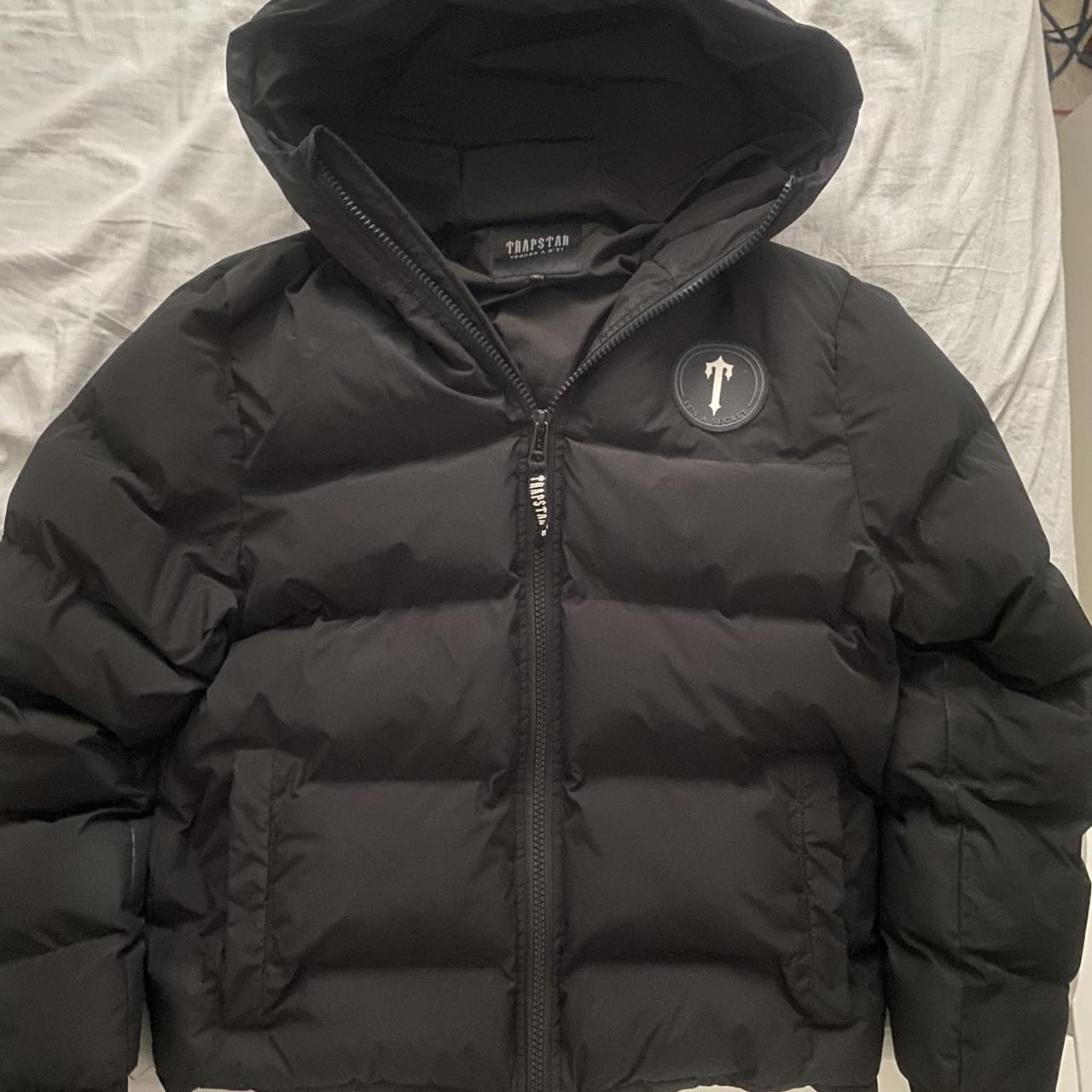 Trapstar Men's Black and White Coat | Depop