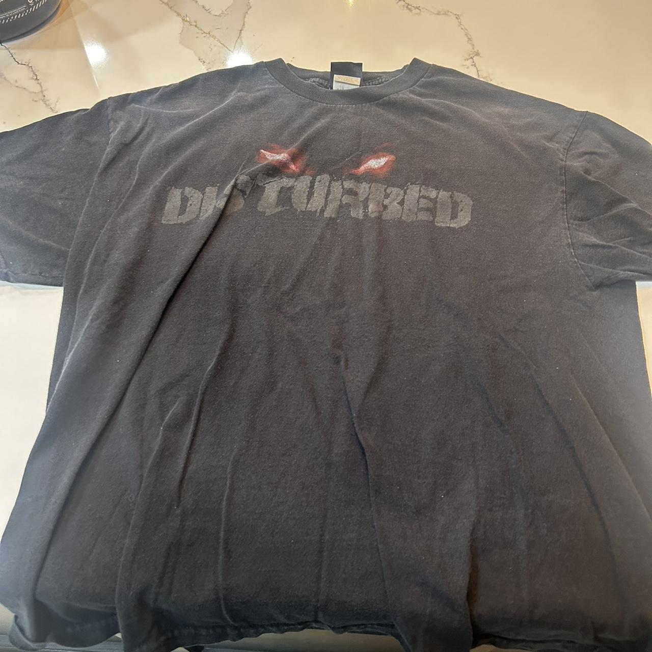disturbed vintage tee. size large - Depop