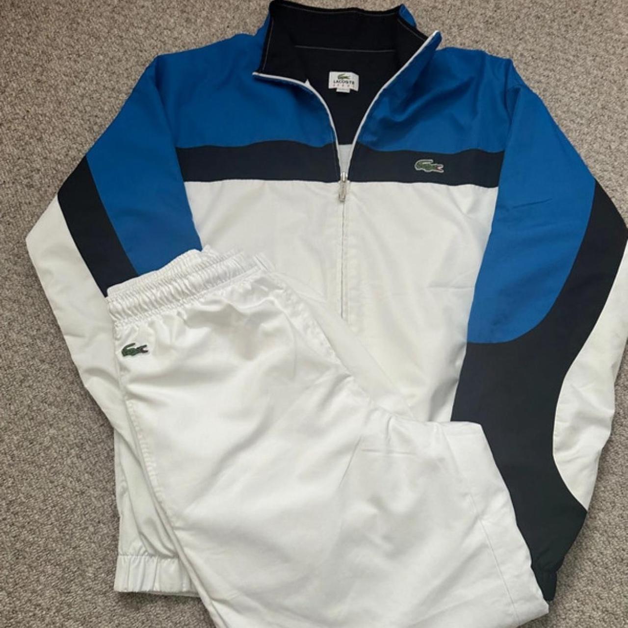 Full Original White,Blue And black tracksuit Mint... - Depop