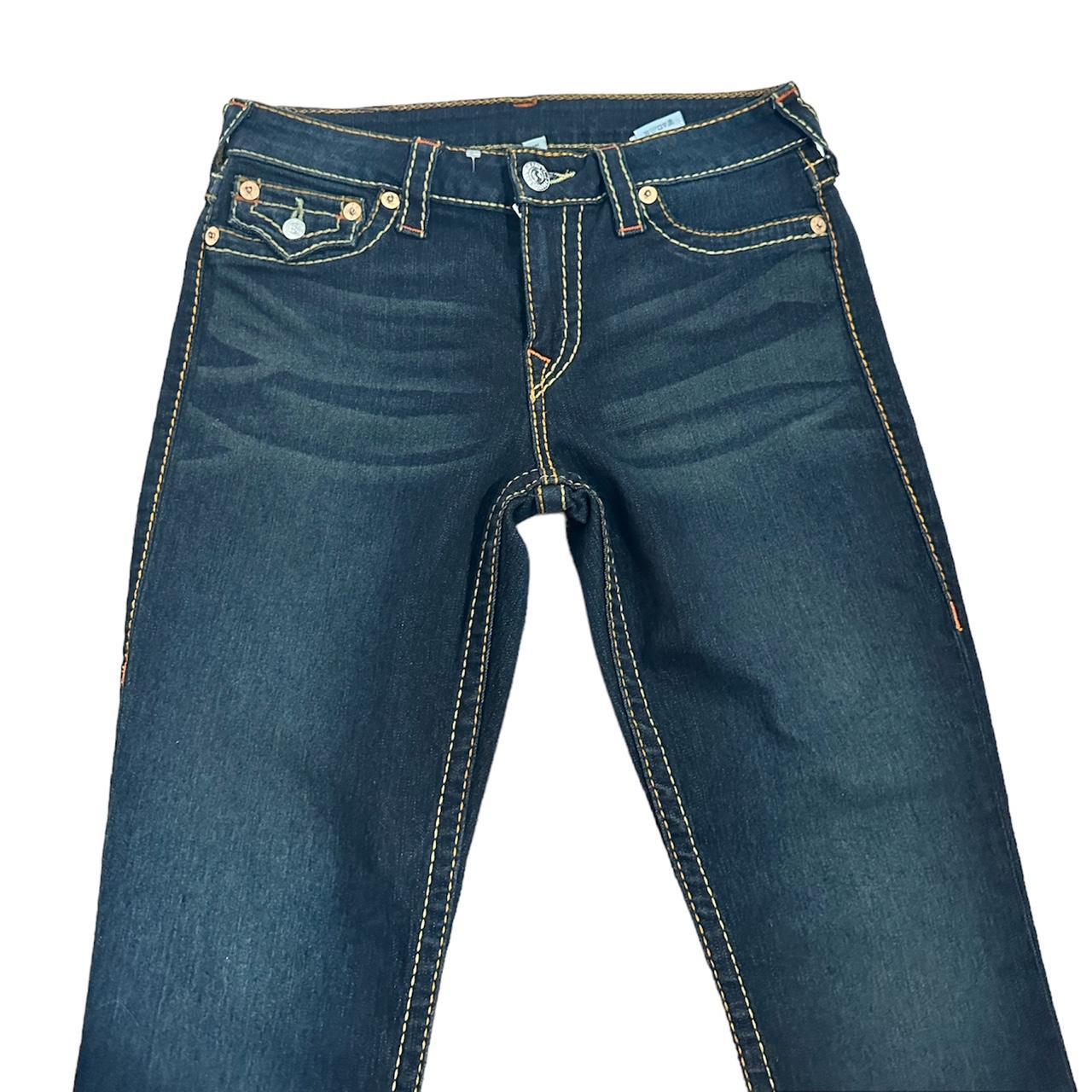 Vintage true religion jeans with stunning stitching... - Depop