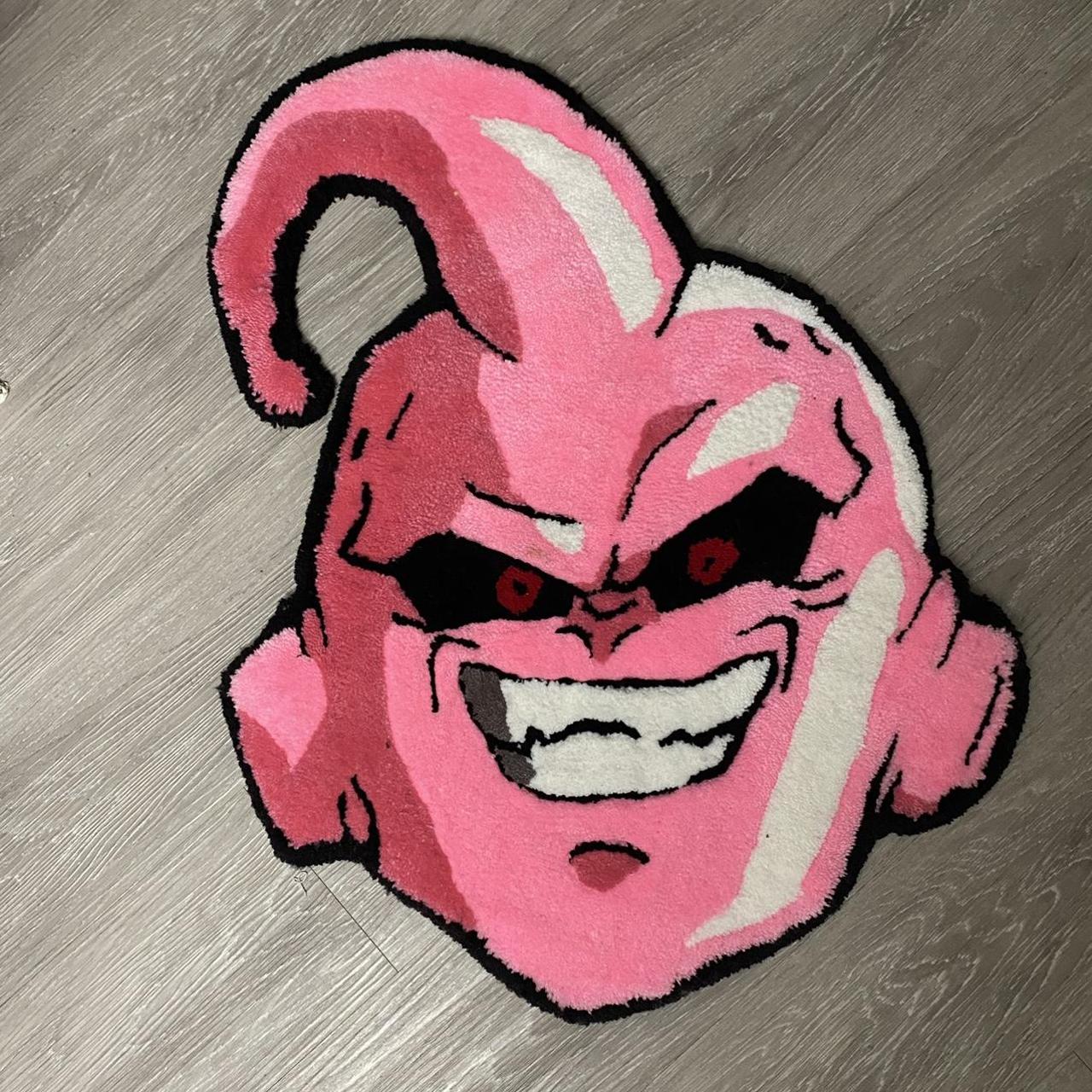 Hand tufted kid buu rug 100% acrylic... - Depop