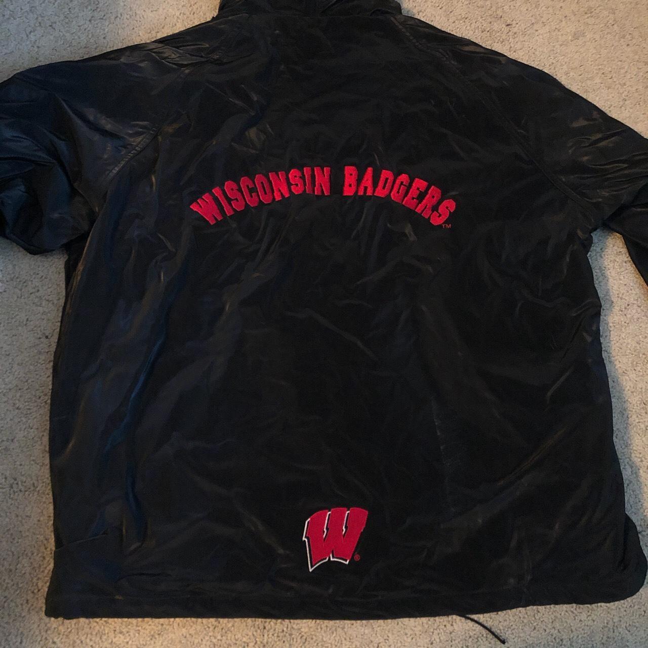 wisconsin jacket size: xl - Depop