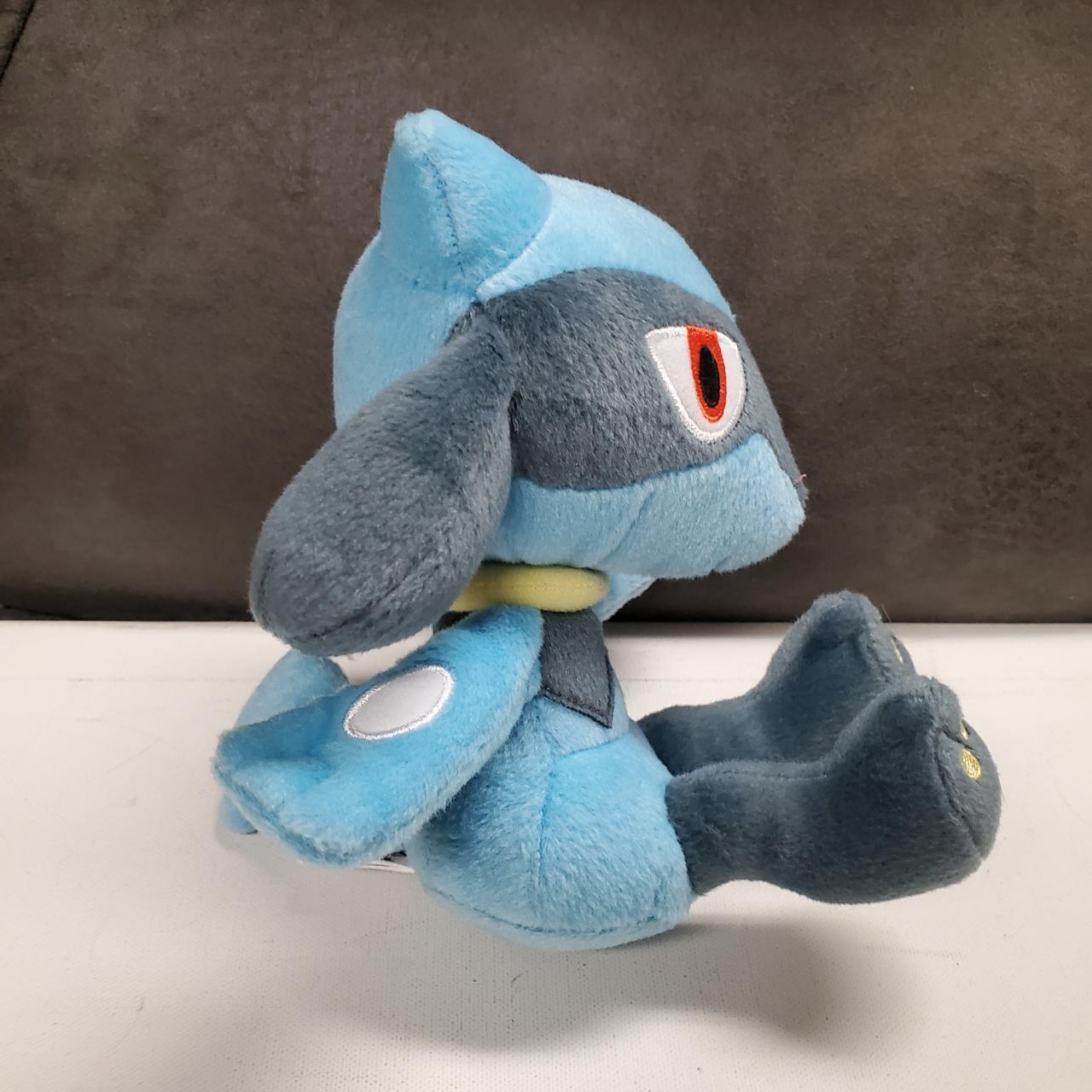 Plush Pokemon Sitting Riolu Stuffed Animal - 2016 -... - Depop
