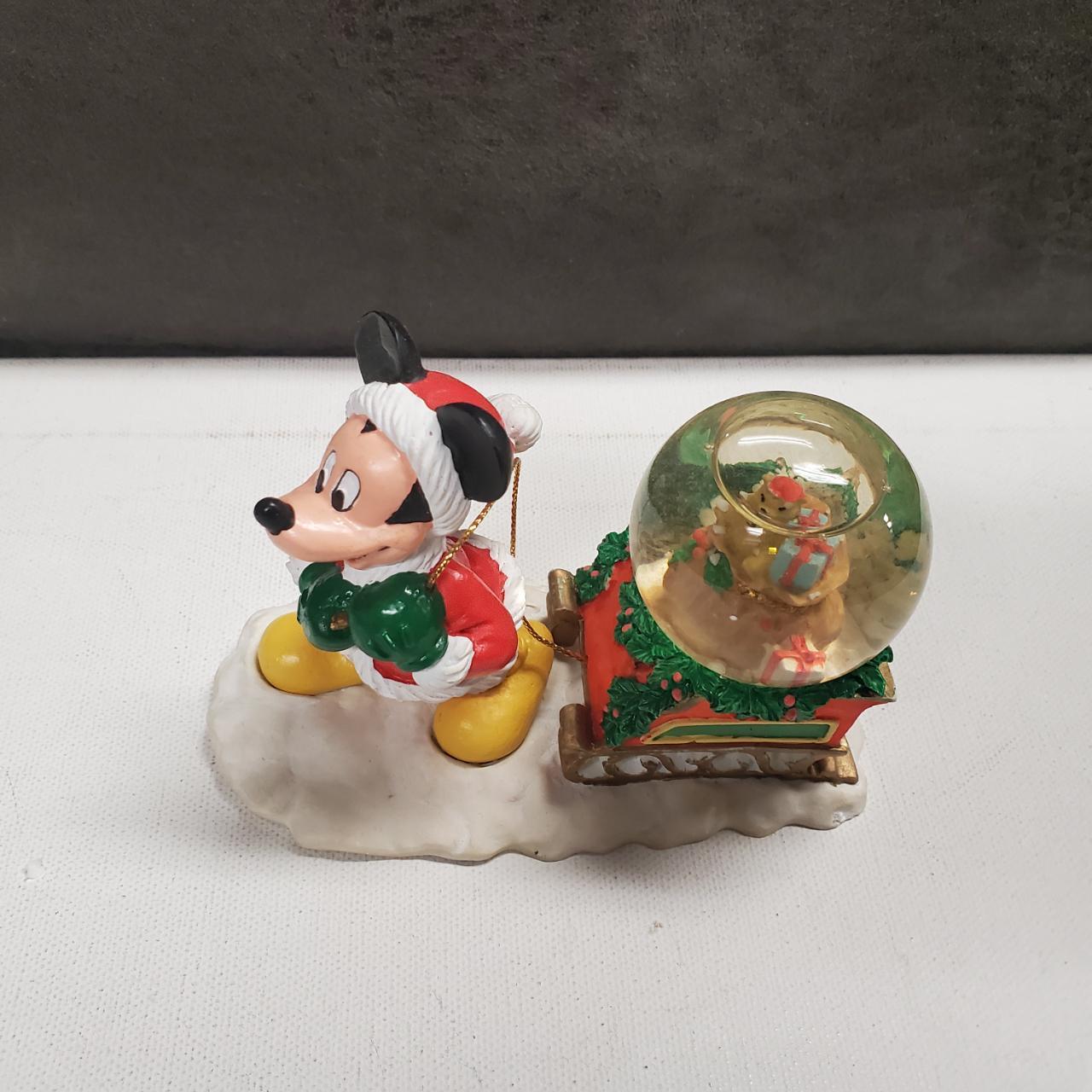 Christmas - Santa Mickey Pulling Sleigh - Ceramic... - Depop