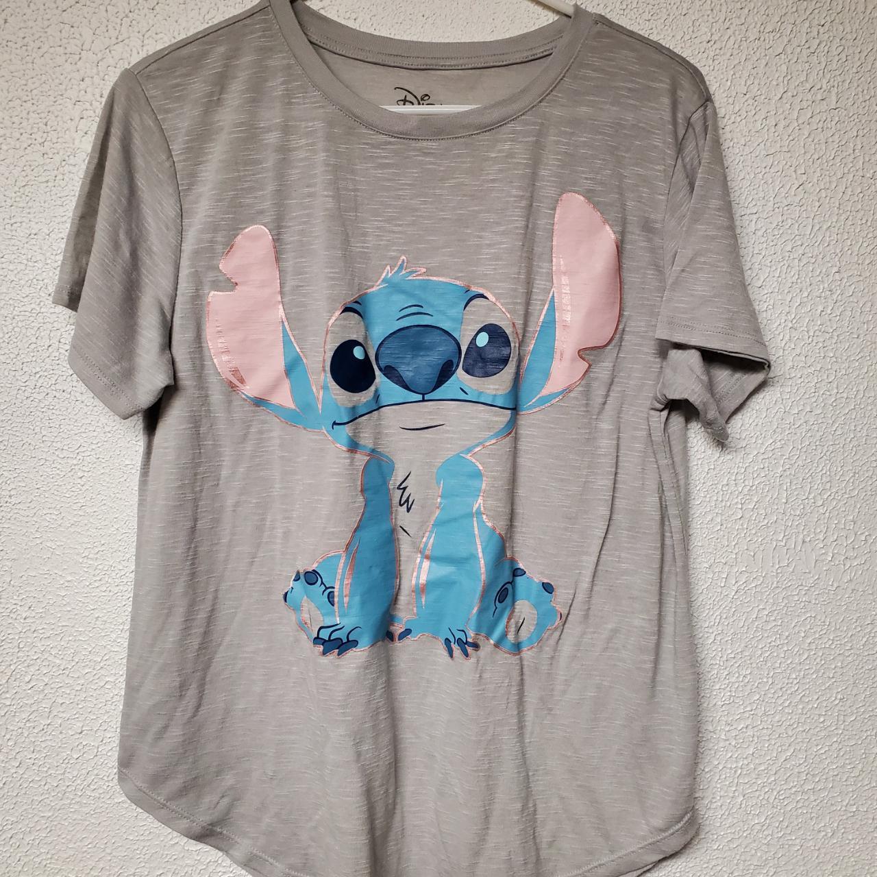 Tops - Women - Disney Shirt - Stitch - Gray - Size... - Depop
