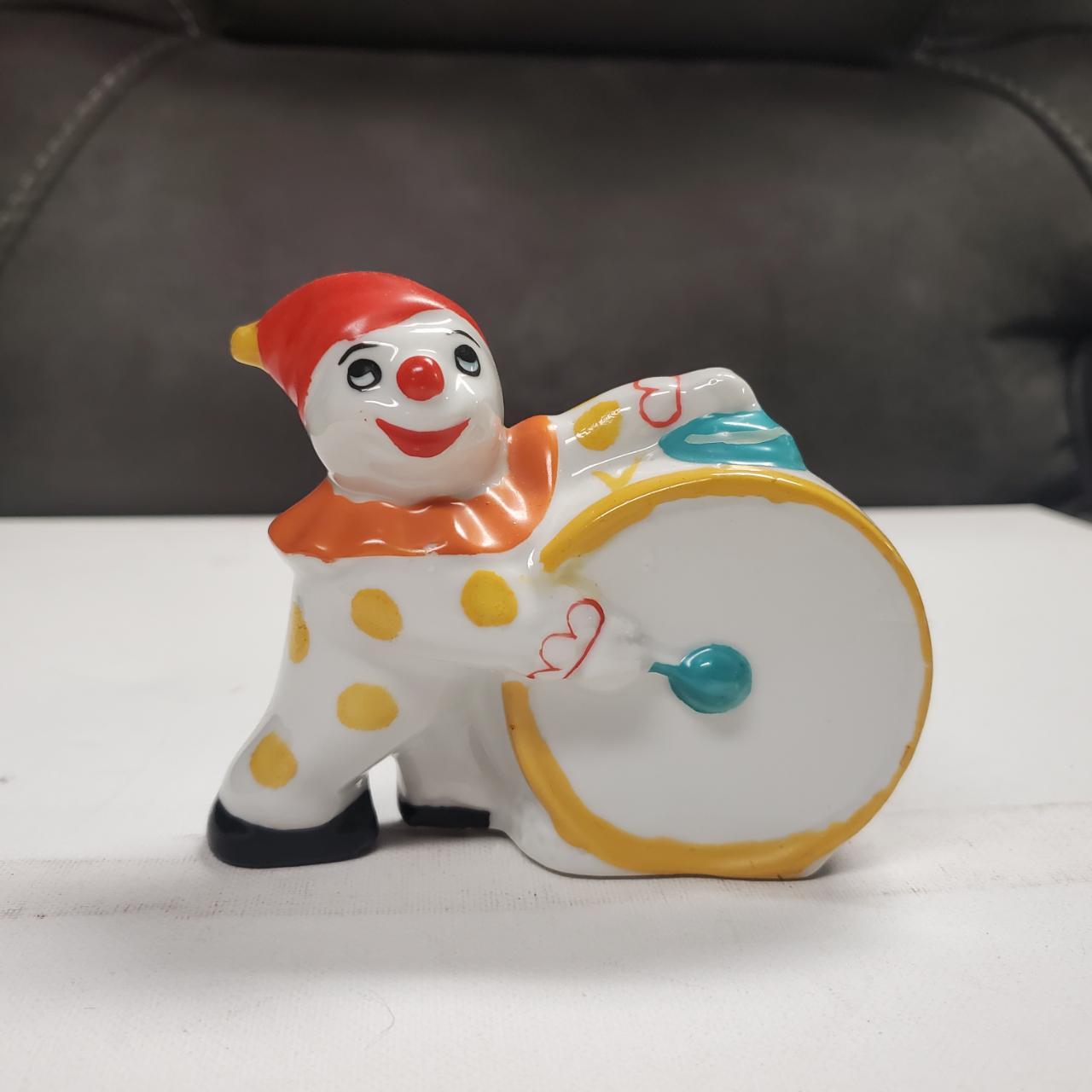 Figurine - Porcelain Clown Bank - Home Decor -... - Depop