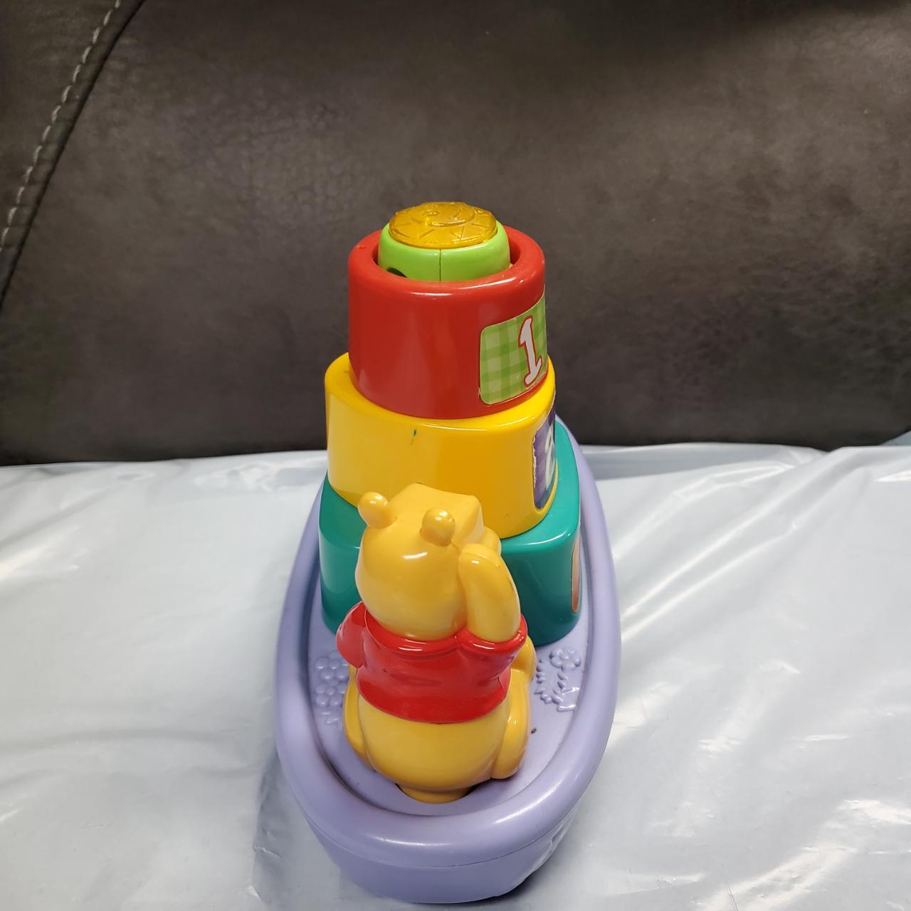 This Vtech Winnie the Pooh Stacker Toy is a fun and... - Depop