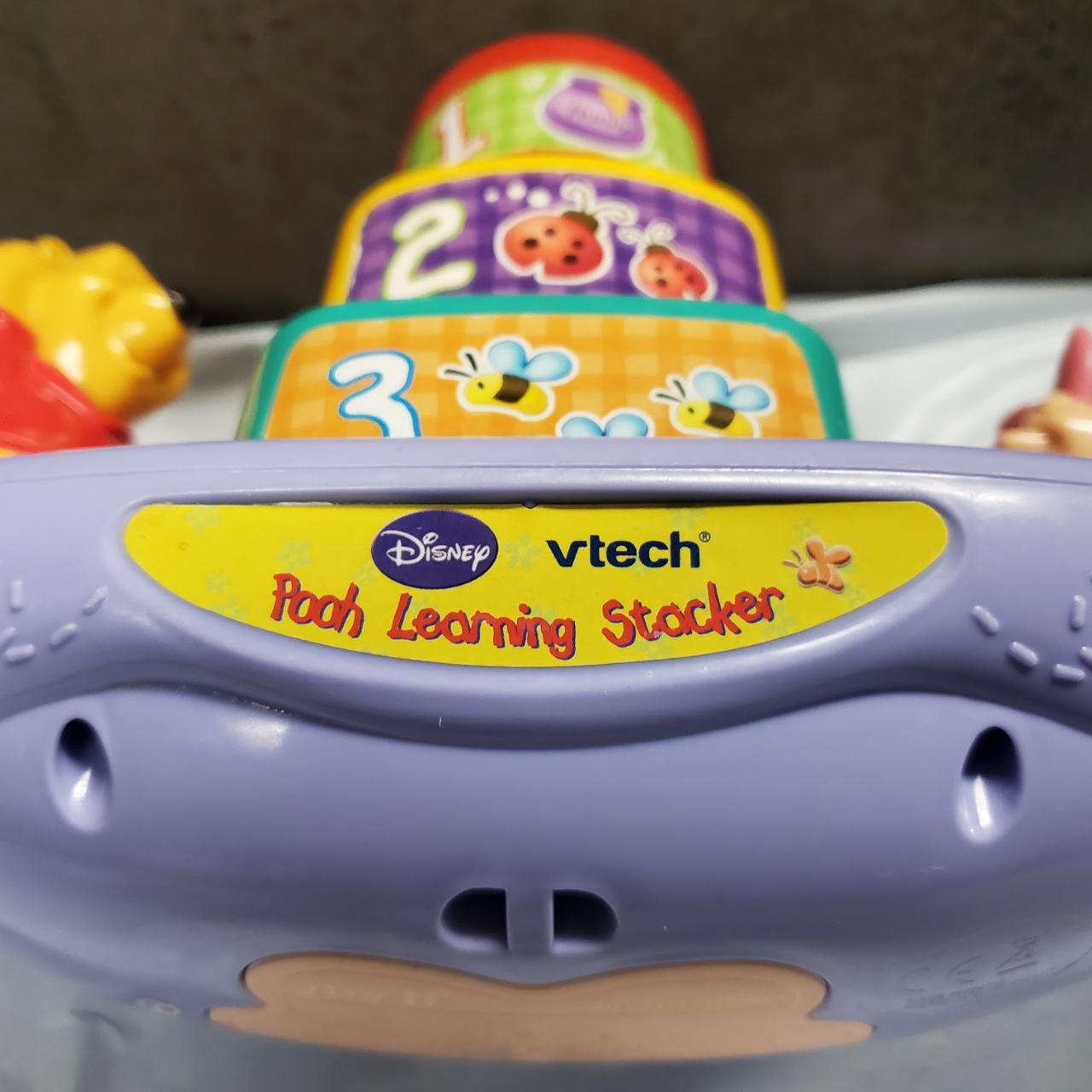 This Vtech Winnie the Pooh Stacker Toy is a fun and... - Depop
