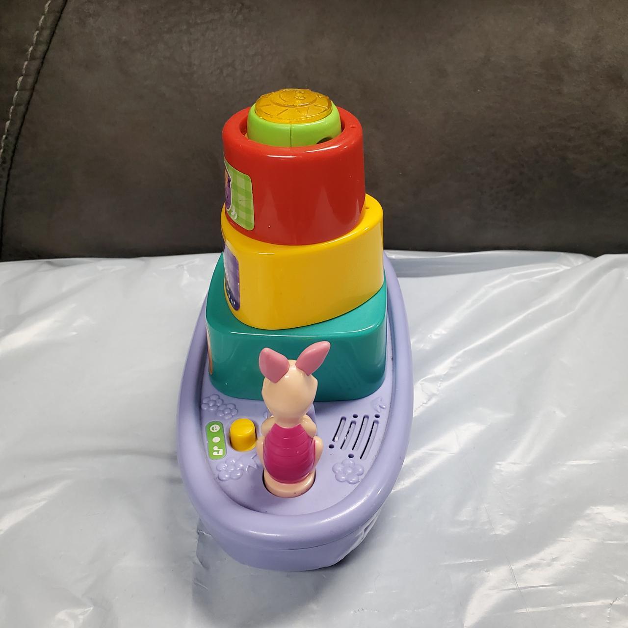 This Vtech Winnie the Pooh Stacker Toy is a fun and... - Depop