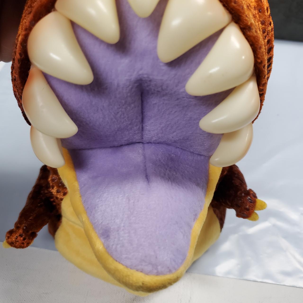 Manhattan Toy Co Tyrannosaurus Rex Plush Orange and... - Depop