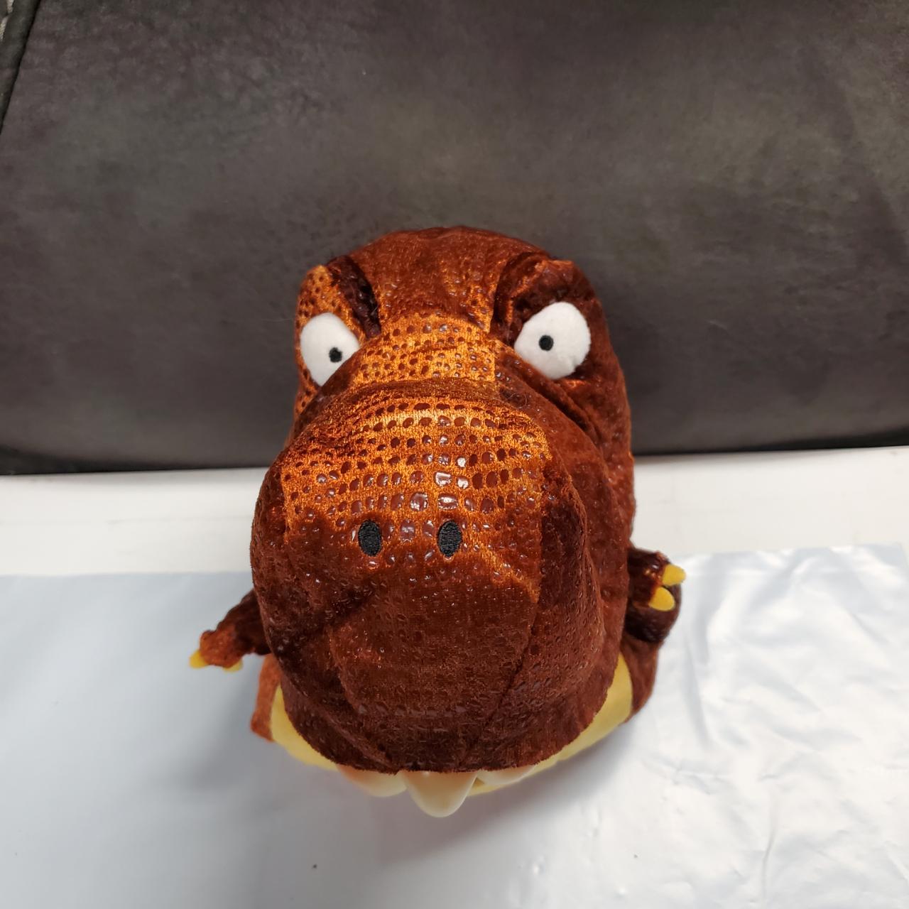 Manhattan Toy Co Tyrannosaurus Rex Plush Orange and... - Depop