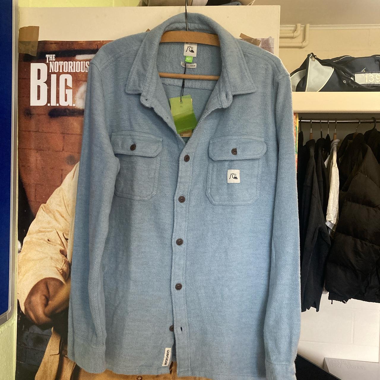 Blue Quicksilver jacket - Depop