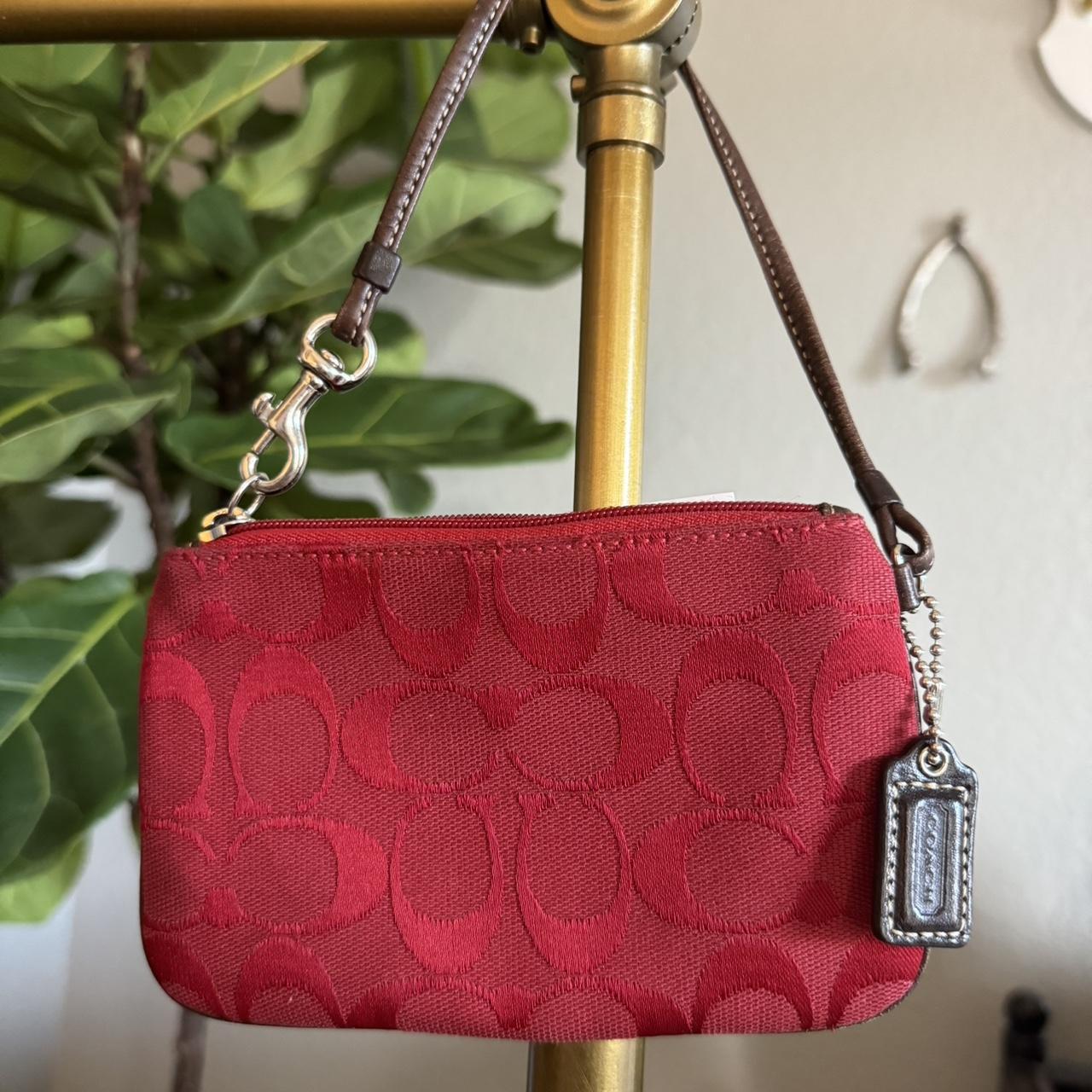 Red Coach coin purse -Perfect for every day use -... - Depop