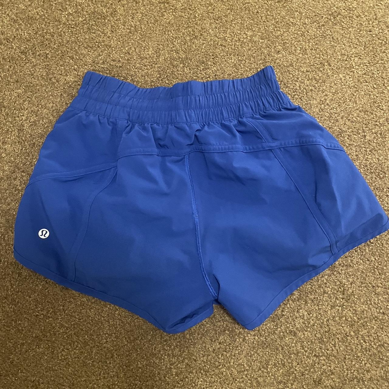 royal blue lululemon high rise track that -size 6 i... - Depop