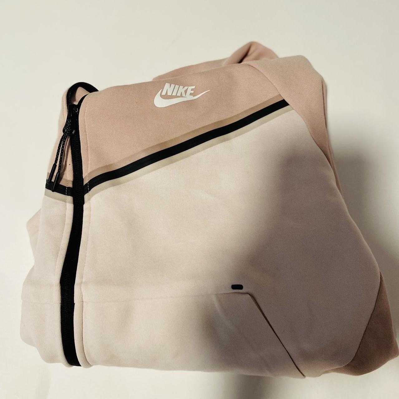 Nike cropped womens light pink Nike tech. Super soft... - Depop