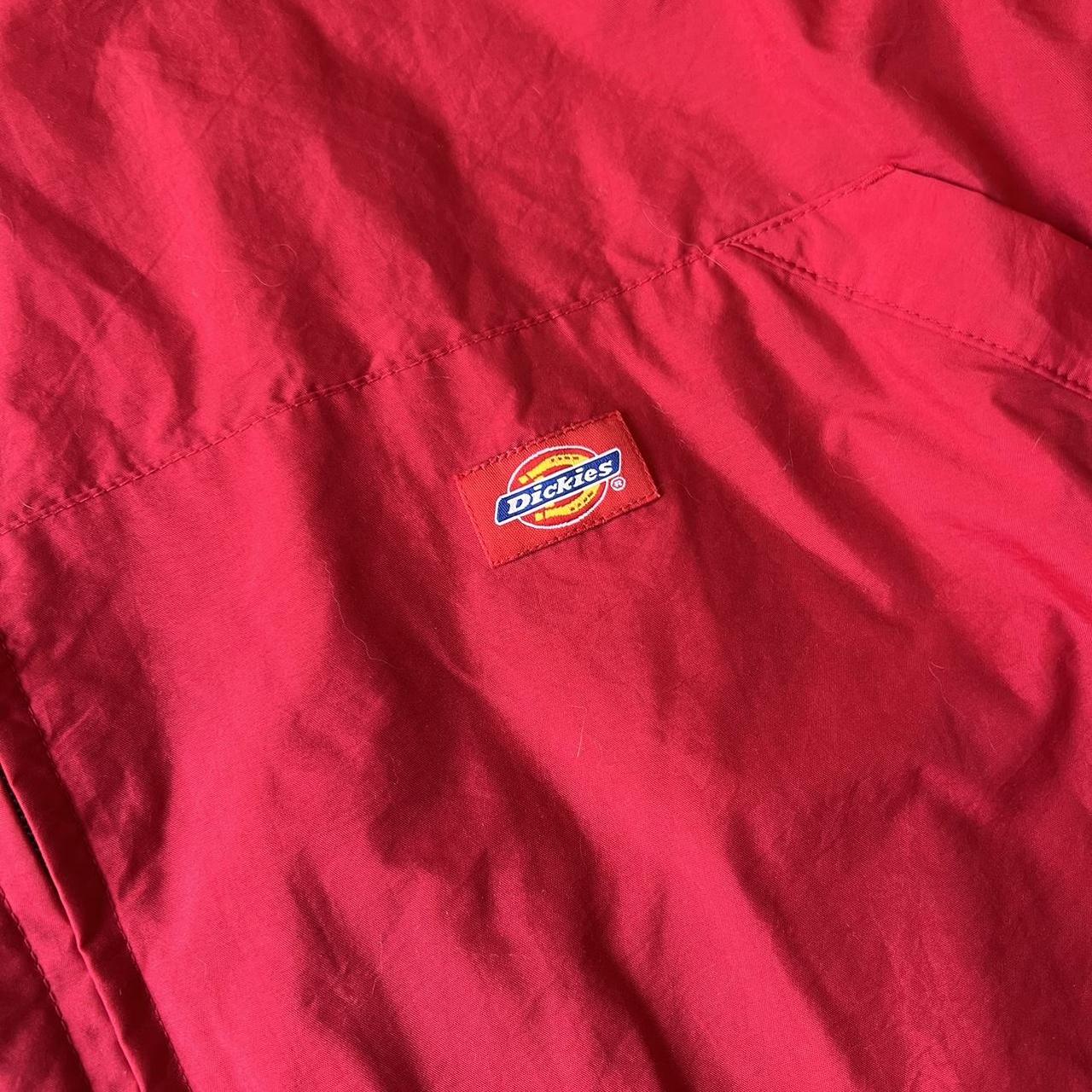 Dickies Men's Red and Grey Jacket | Depop