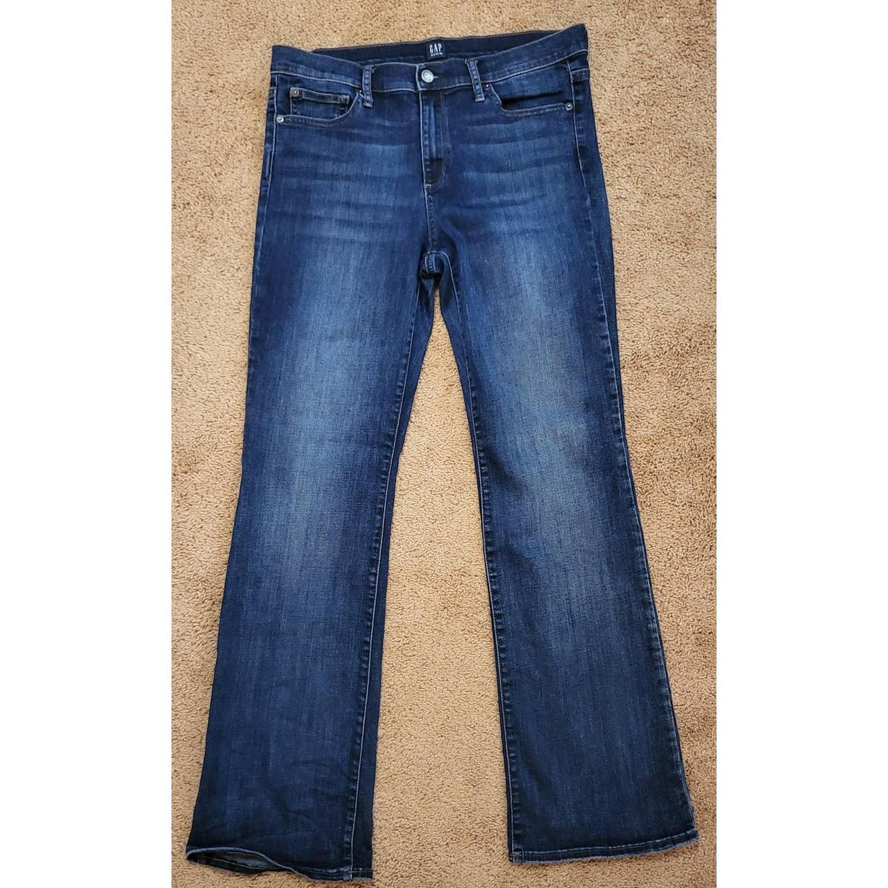 Gap Denim Women's Perfect Boot Cut Jeans- Size 32... - Depop