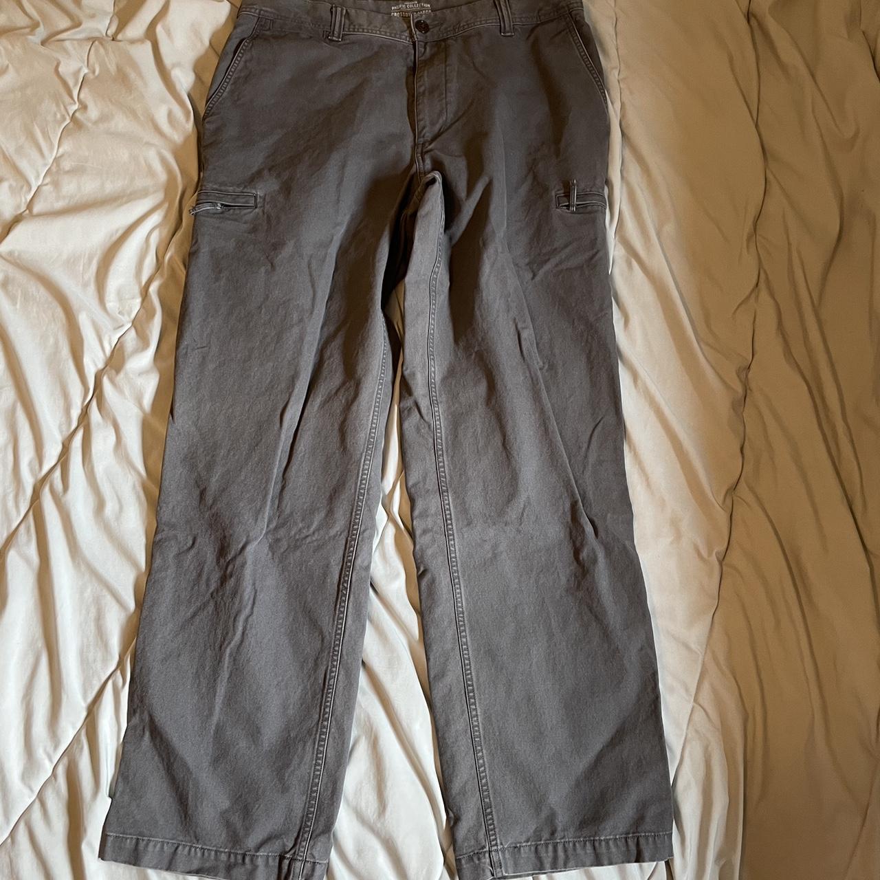 Dockers Grey Crossover Cargos Men’s 36x34 - Depop