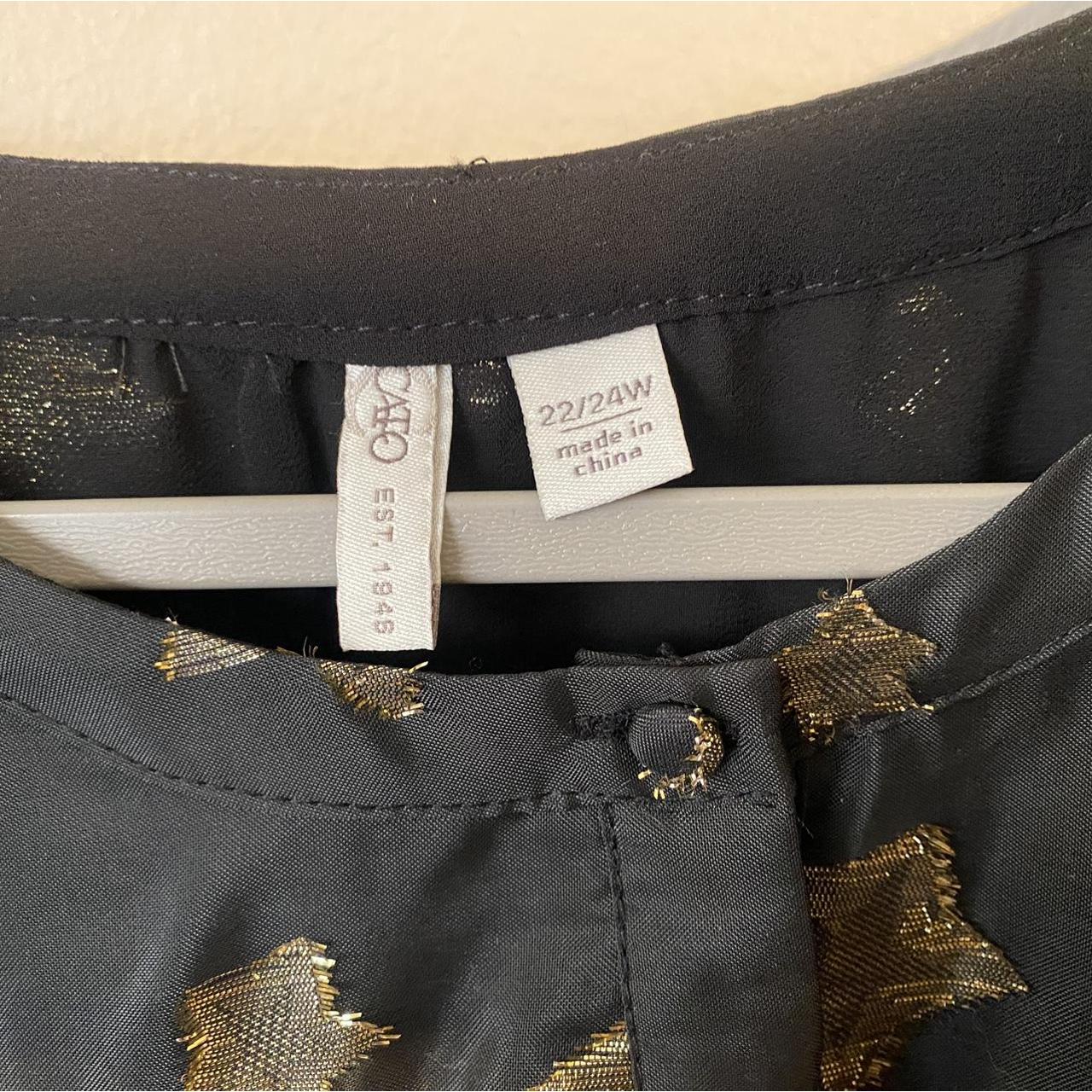 Never Worn Star Embroidered Pop Blouse by Cato A... - Depop