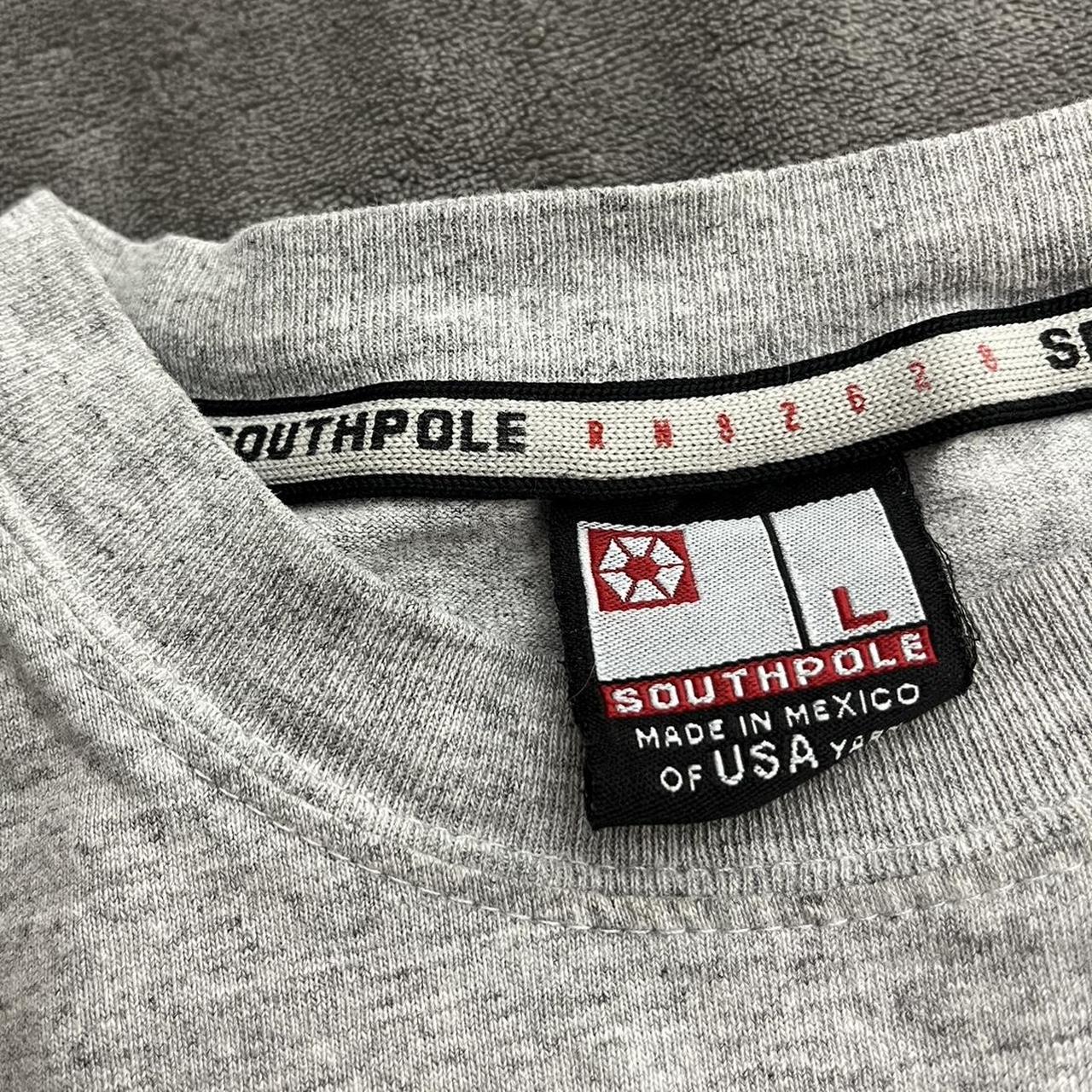 amazing condition south pole shirt gray #southpole... - Depop