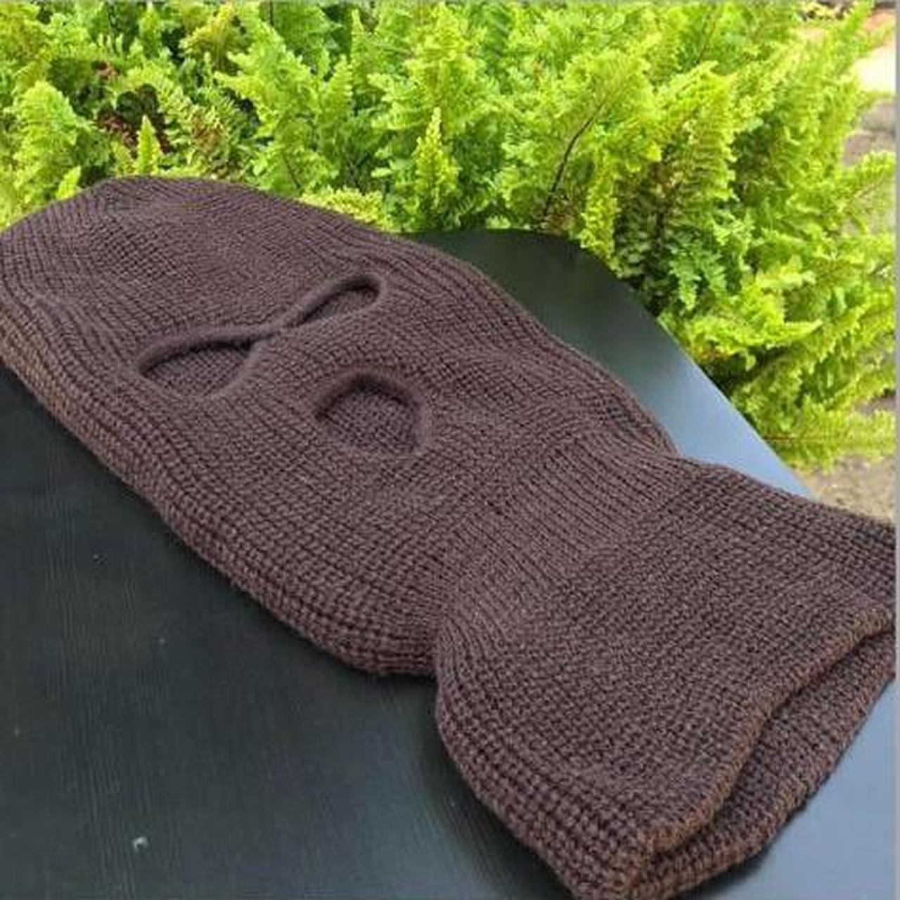 Brown ski mask - Depop