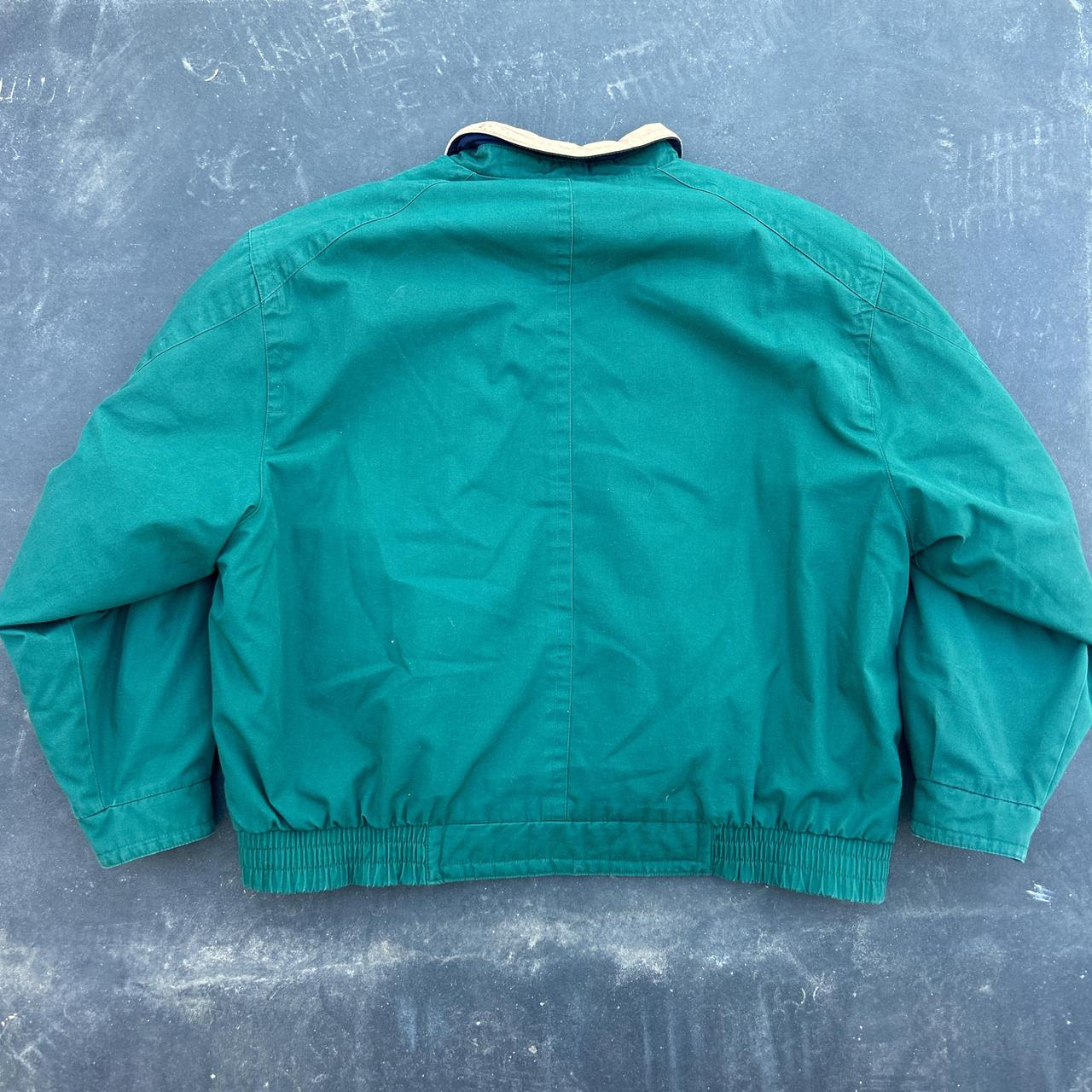 90’s London Fog TOWNE jacket, green full zipper... - Depop