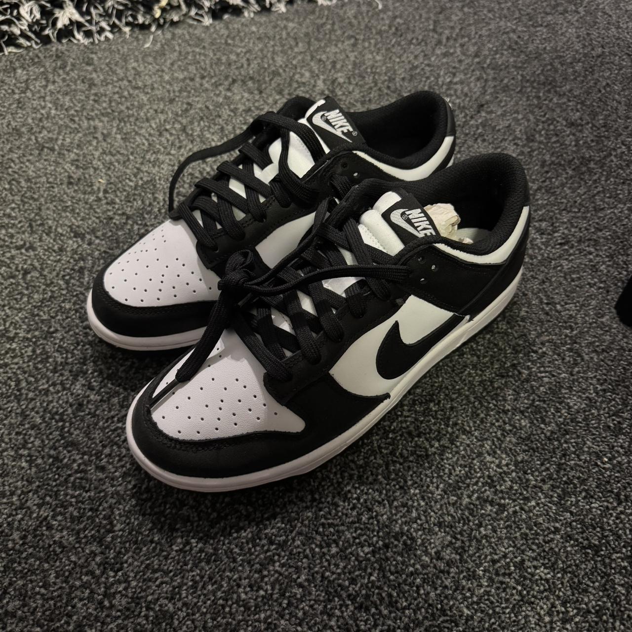 Nike Dunk Low Panda trainers size US 8.5 | Depop