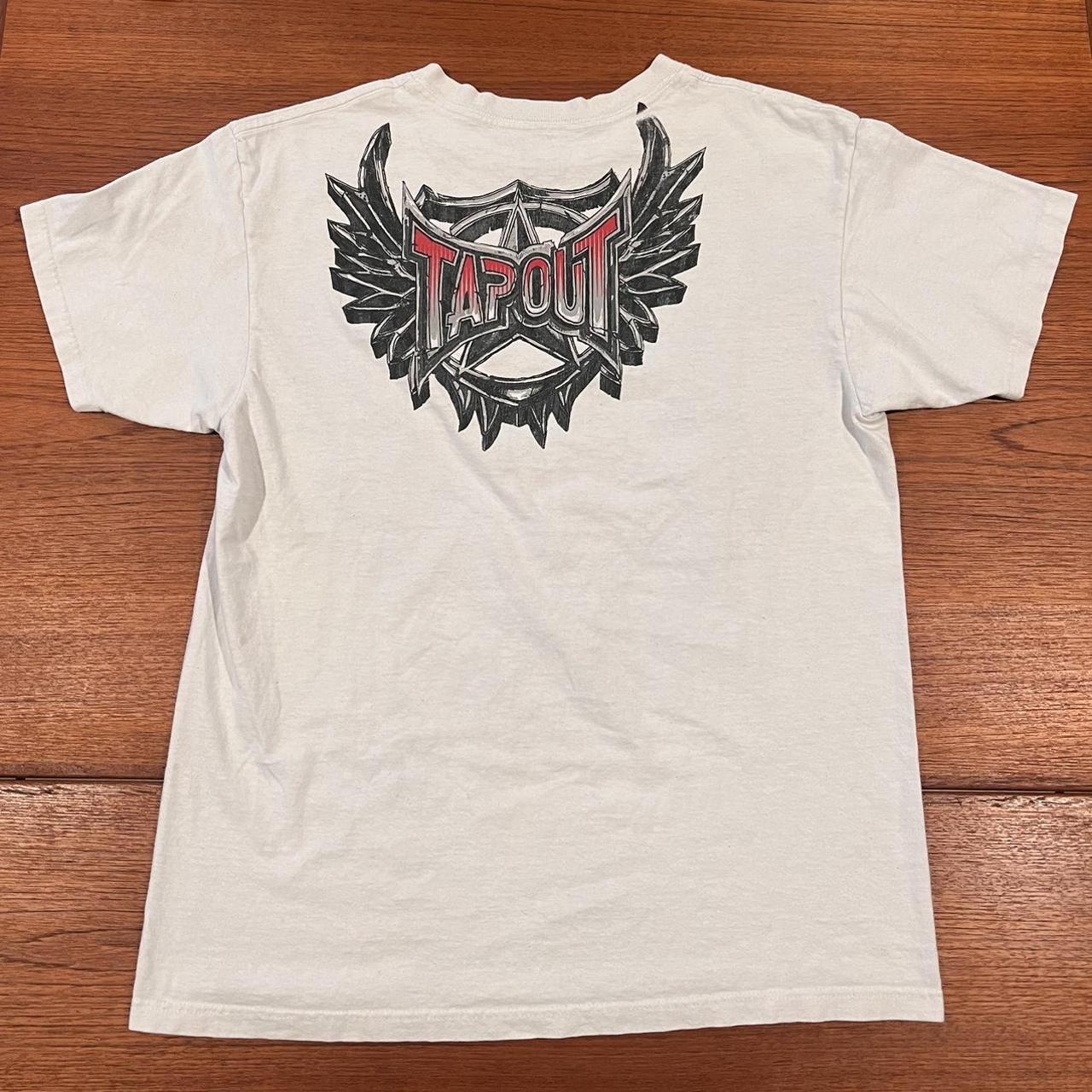 Tapout White Graphic T-Shirt Size: Large Color:... - Depop